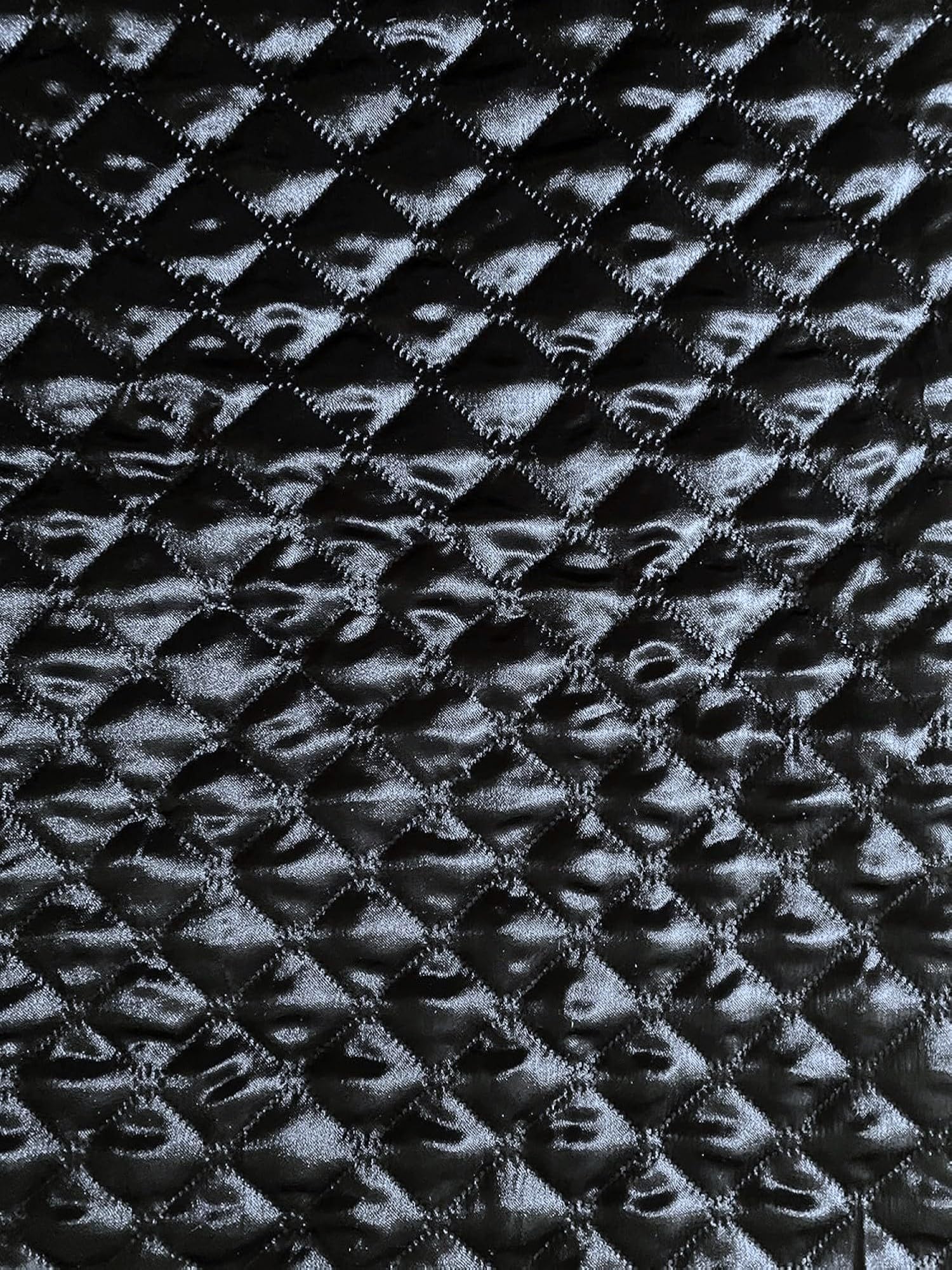 Amazon.com: Keily & Megan Inc, 58/60" Wide Polyester Satin Quilted ...