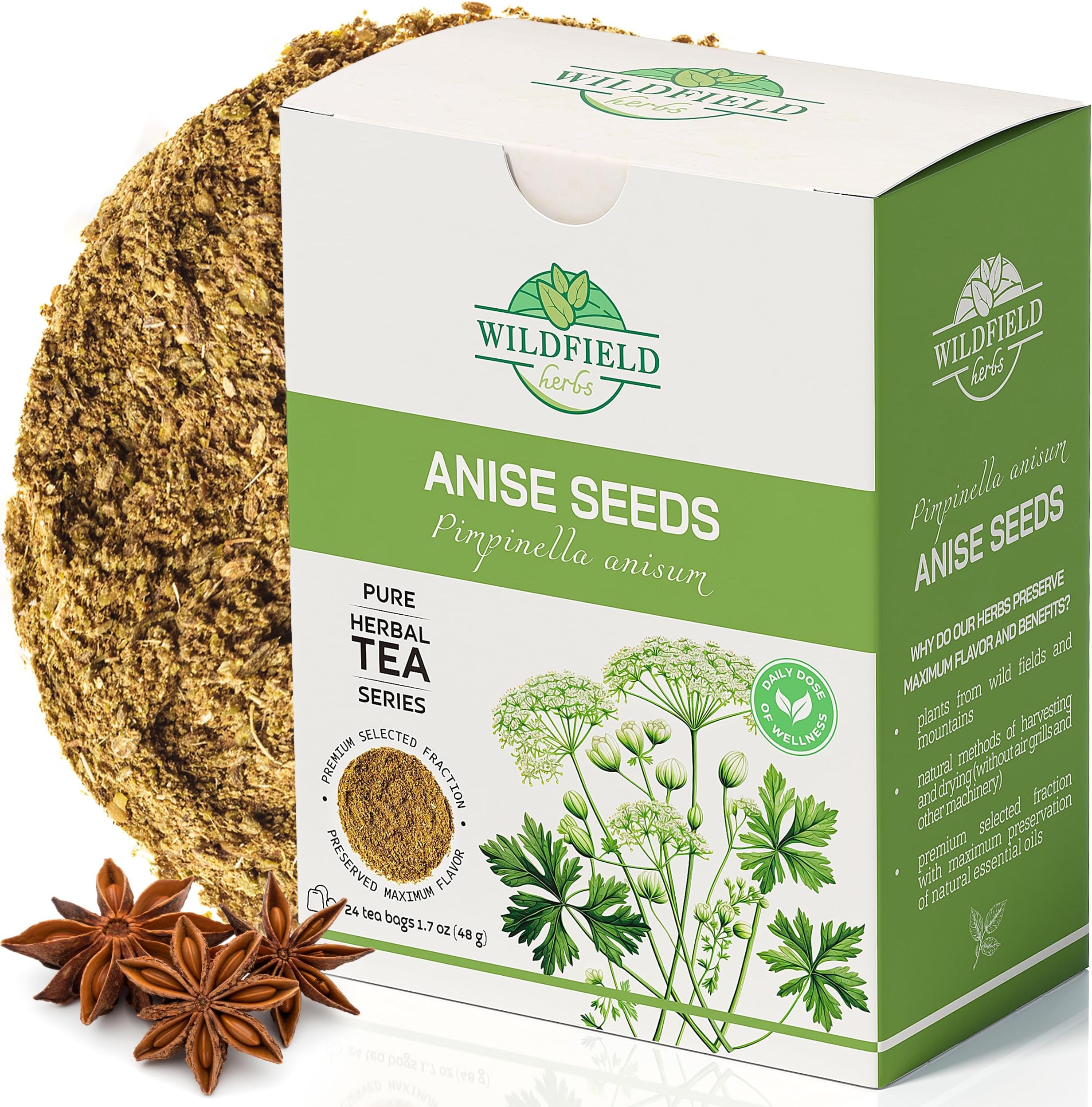 Amazon.com : (100 Bags) Isis Herbal Tea Natural Egyptian Anise Tea ...