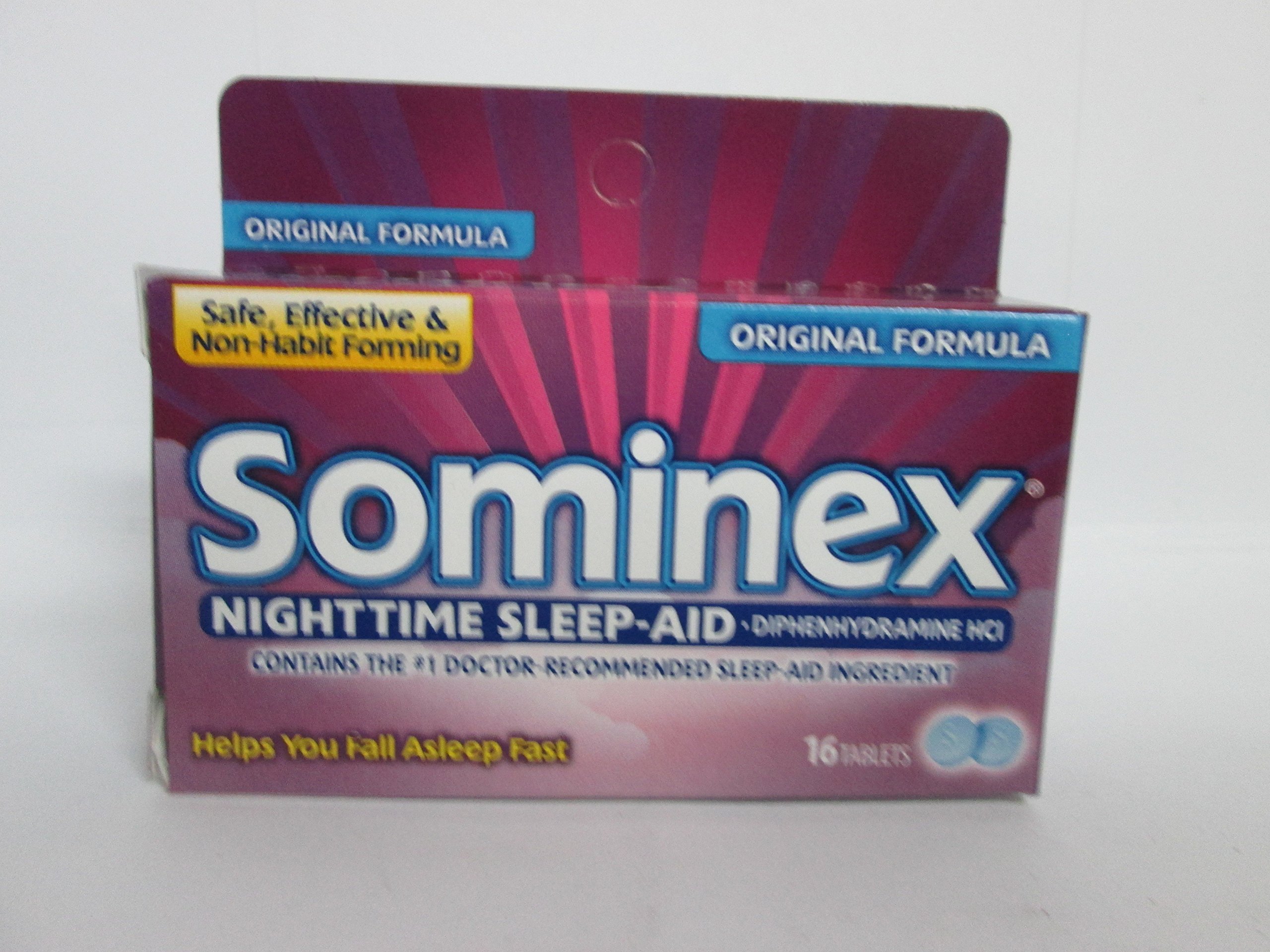 Amazon.com: Sominex Night Time Sleeping Aid Tablets Original Formula ...