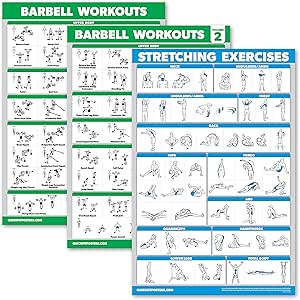 Palace Learning 3 Pack - Barbell Workout Posters Volume 1 & 2 ...