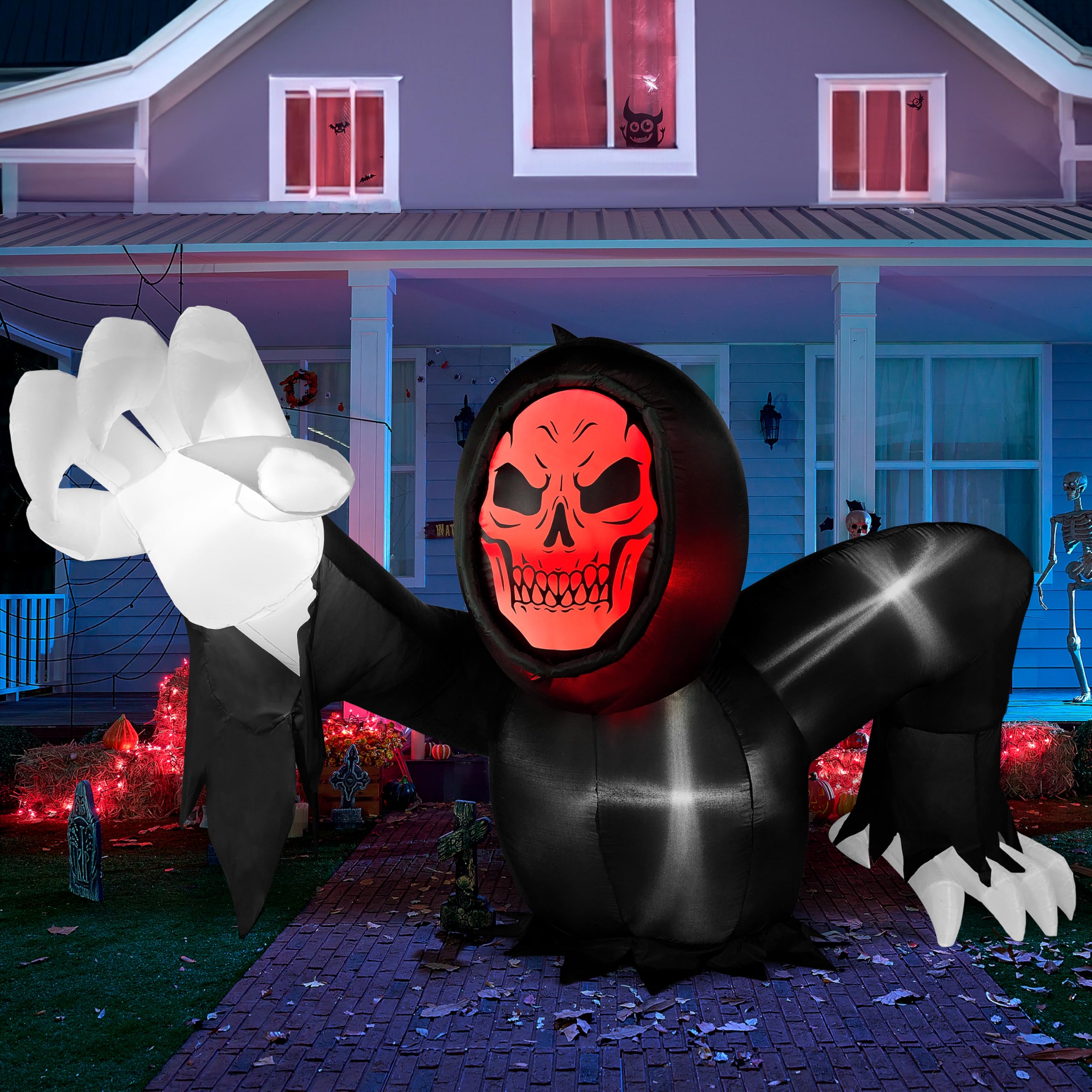 Amazon.com: Joiedomi 8 FT Halloween inflatables Scary Halloween ...