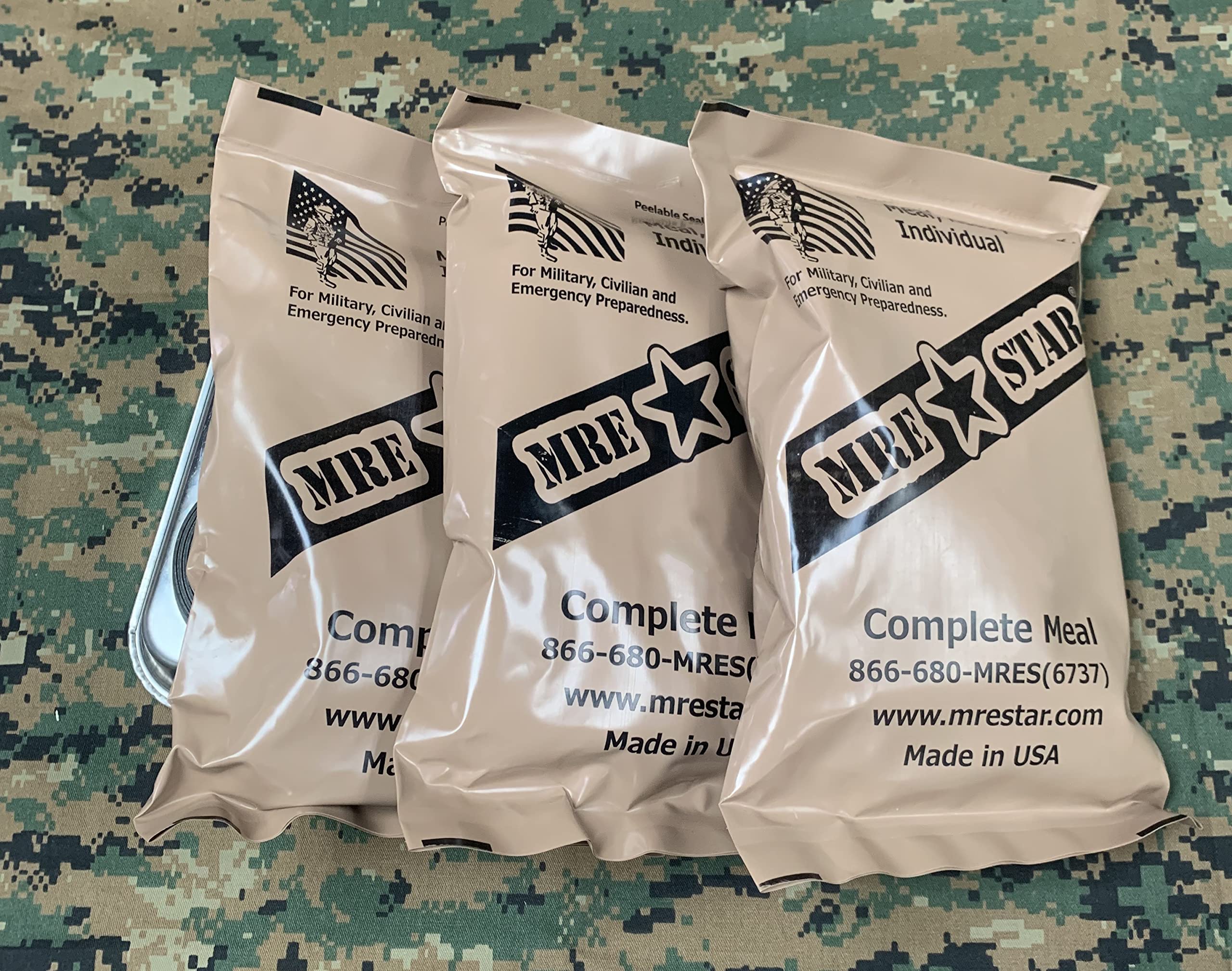 Amazon.com: MRE Star Meal Ready To Eat 3 Pack : Sports & Outdoors
