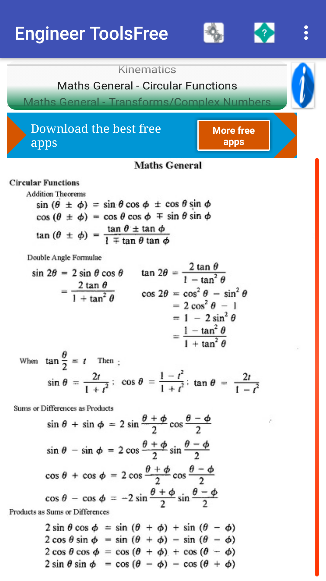 Engineer General Tools,unit conversions,sci-calculator Free - App on ...