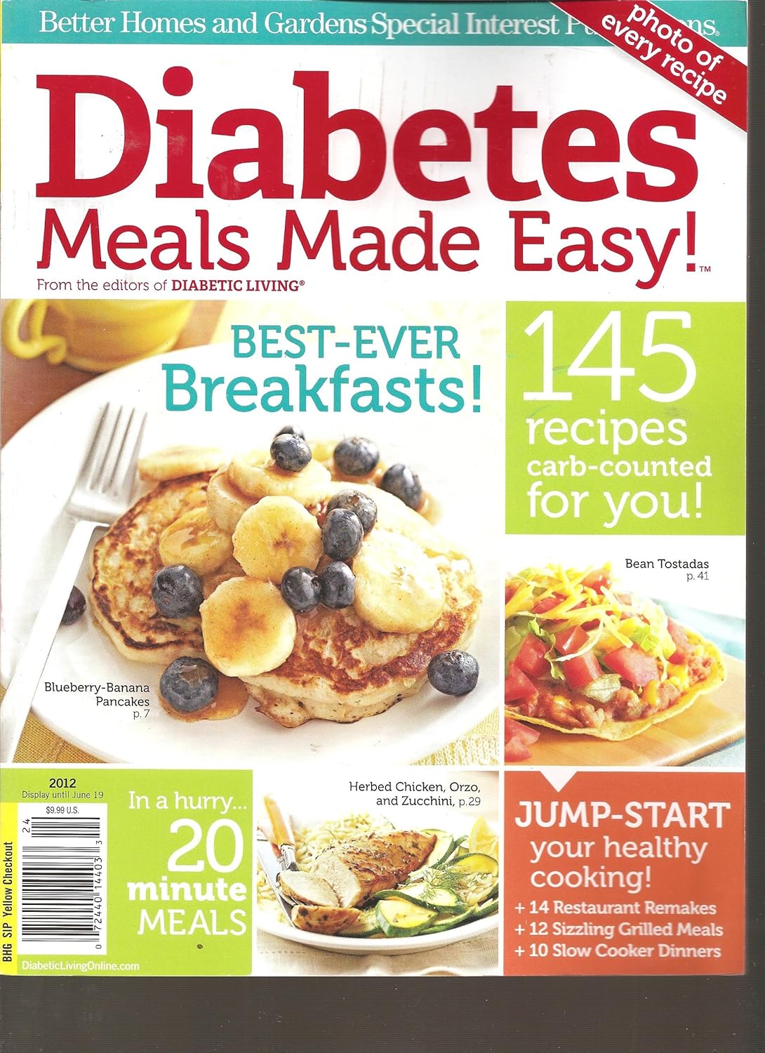 Diabetes Meals Made Easy (Better Homes and Gardens Special Interest ...