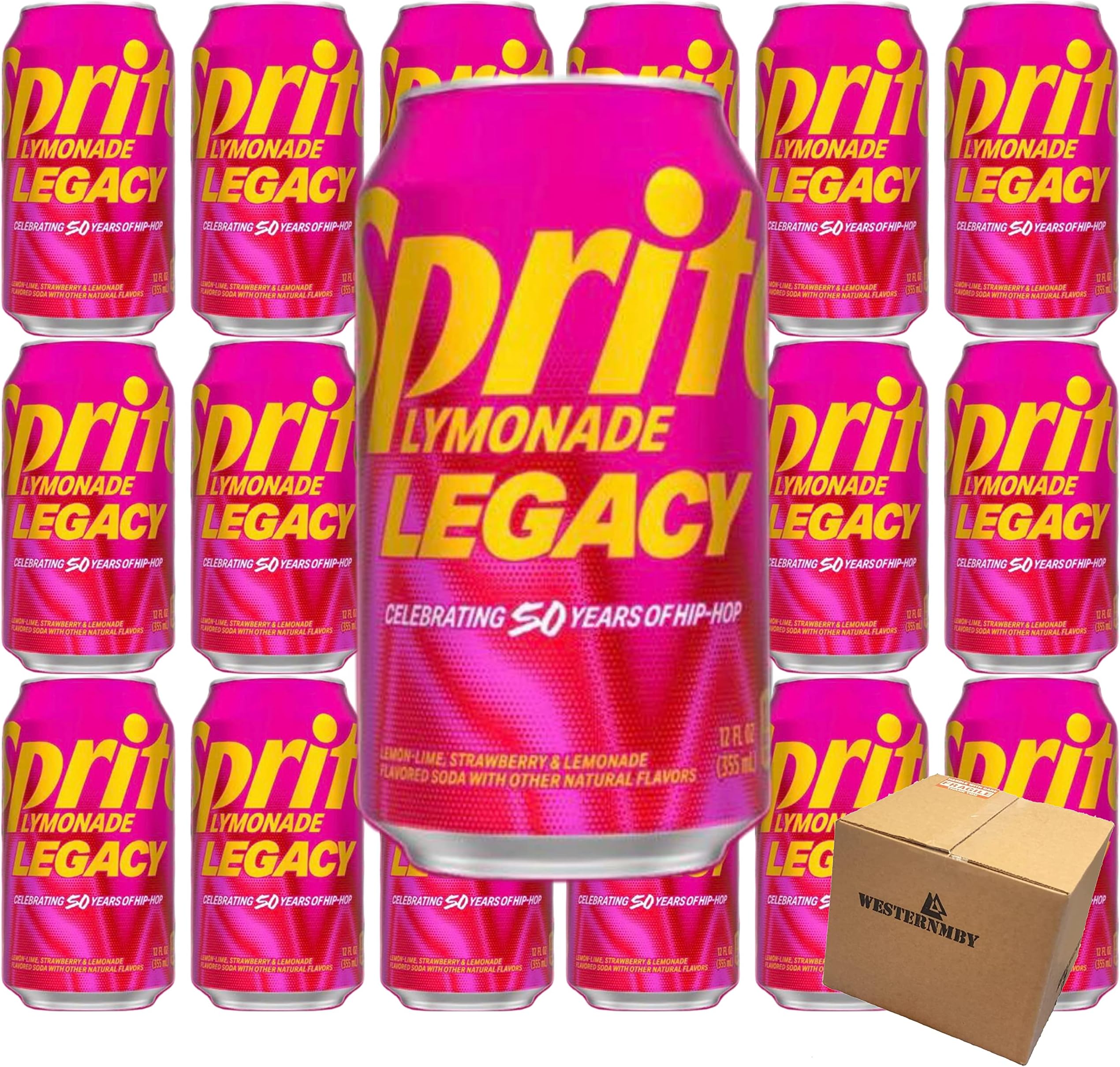 Amazon.com: WESTERNMBY Sprite Soda Cans, 12 Fl Oz, 18 Pack (Lymonade ...