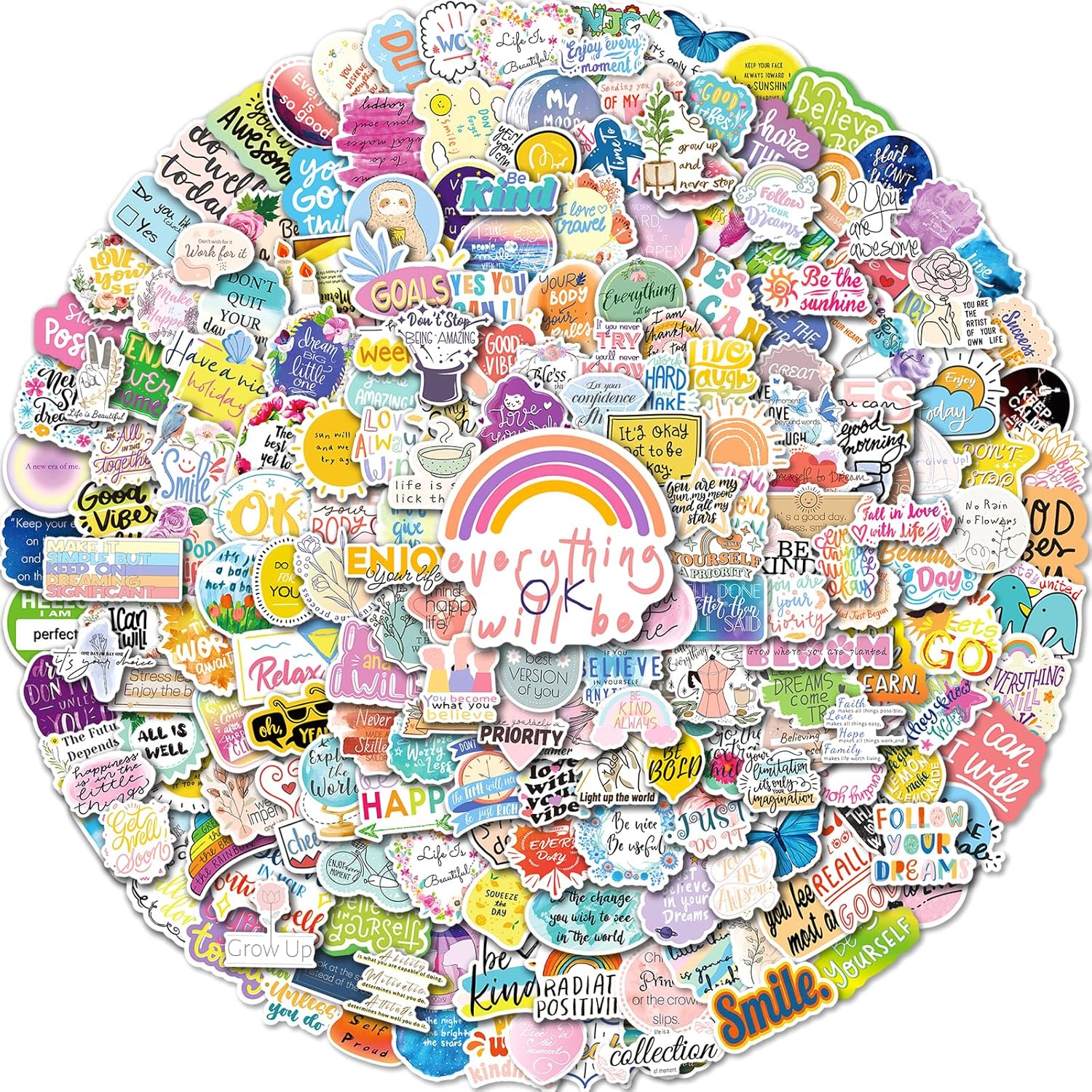 Amazon.com: Inspirational Quote Stickers, 400Pcs Motivational ...