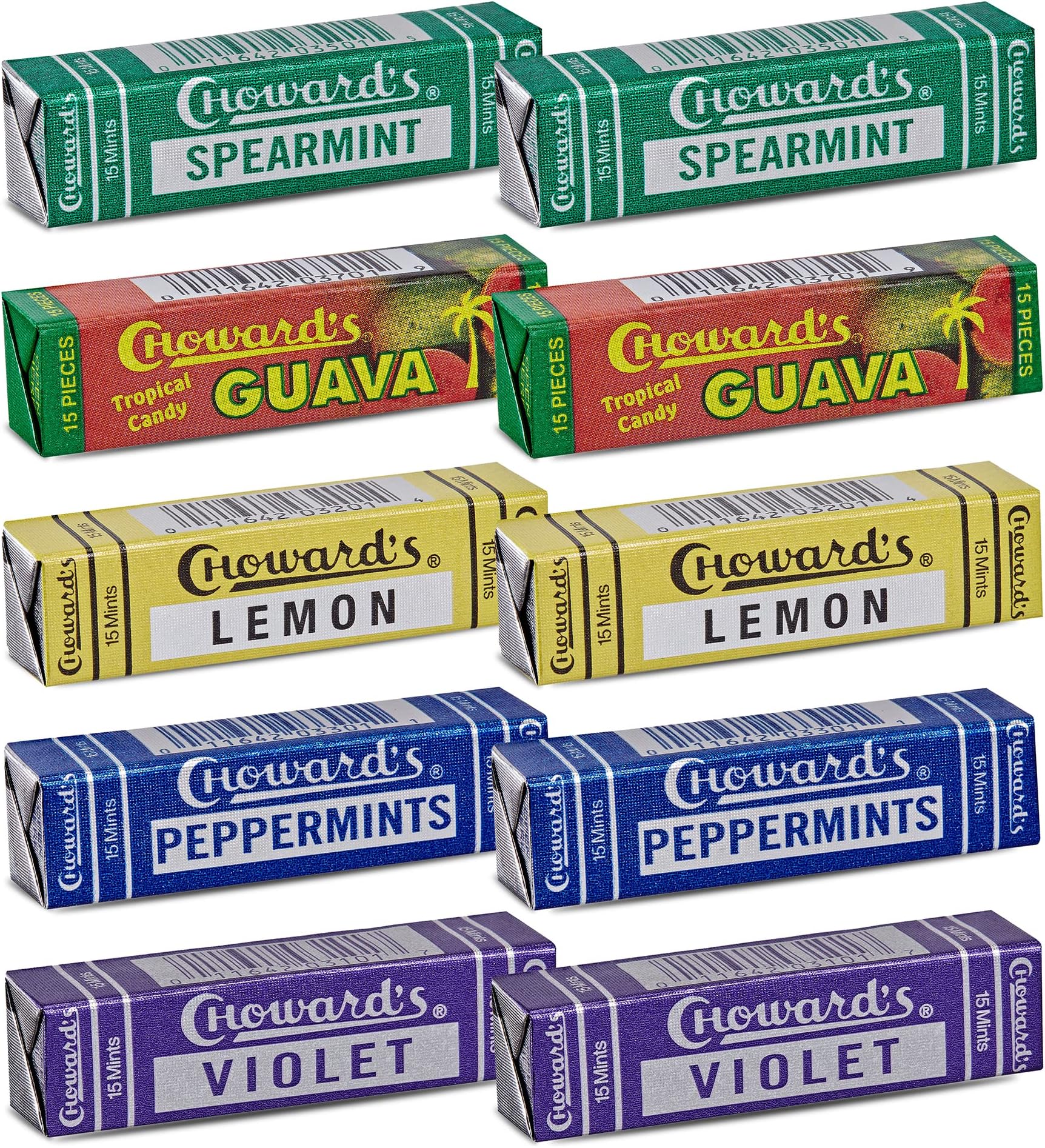 Amazon.com : Choward's Mints Candy Variety Pack | Violet, Spearmint ...