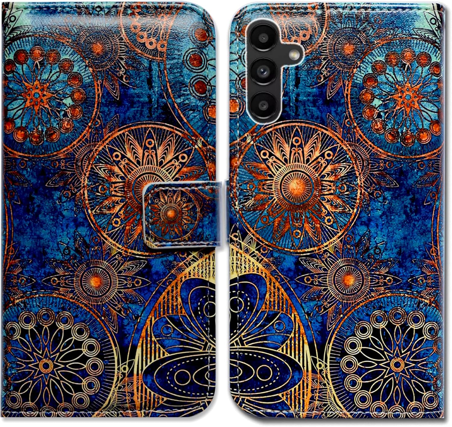 Amazon.com: Bcov Case for Galaxy A13 5G, Gorgeous Colours Circle ...