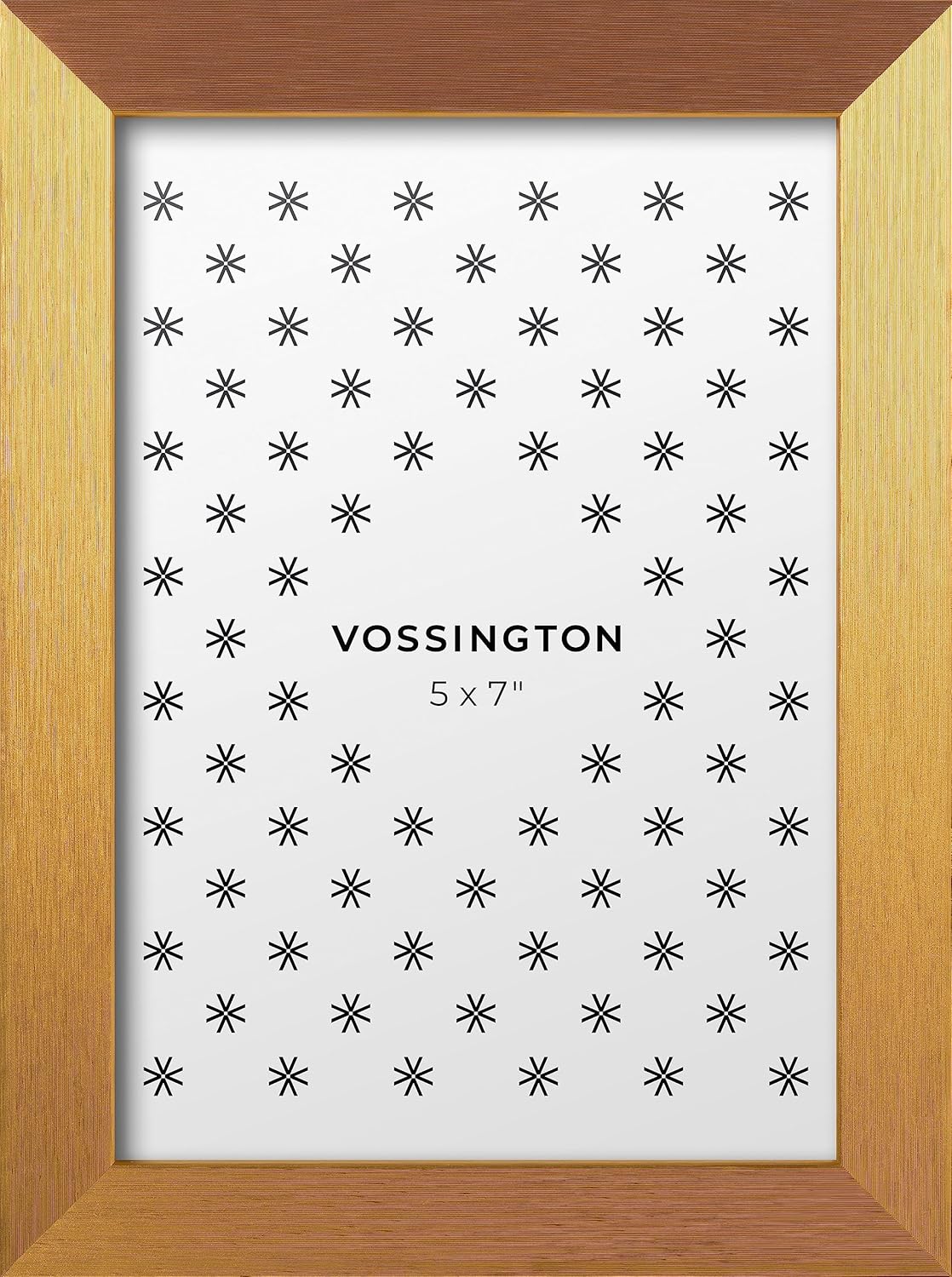 Amazon.com: Vossington Classic 5x7 Picture Frame - Gold Frame Color ...