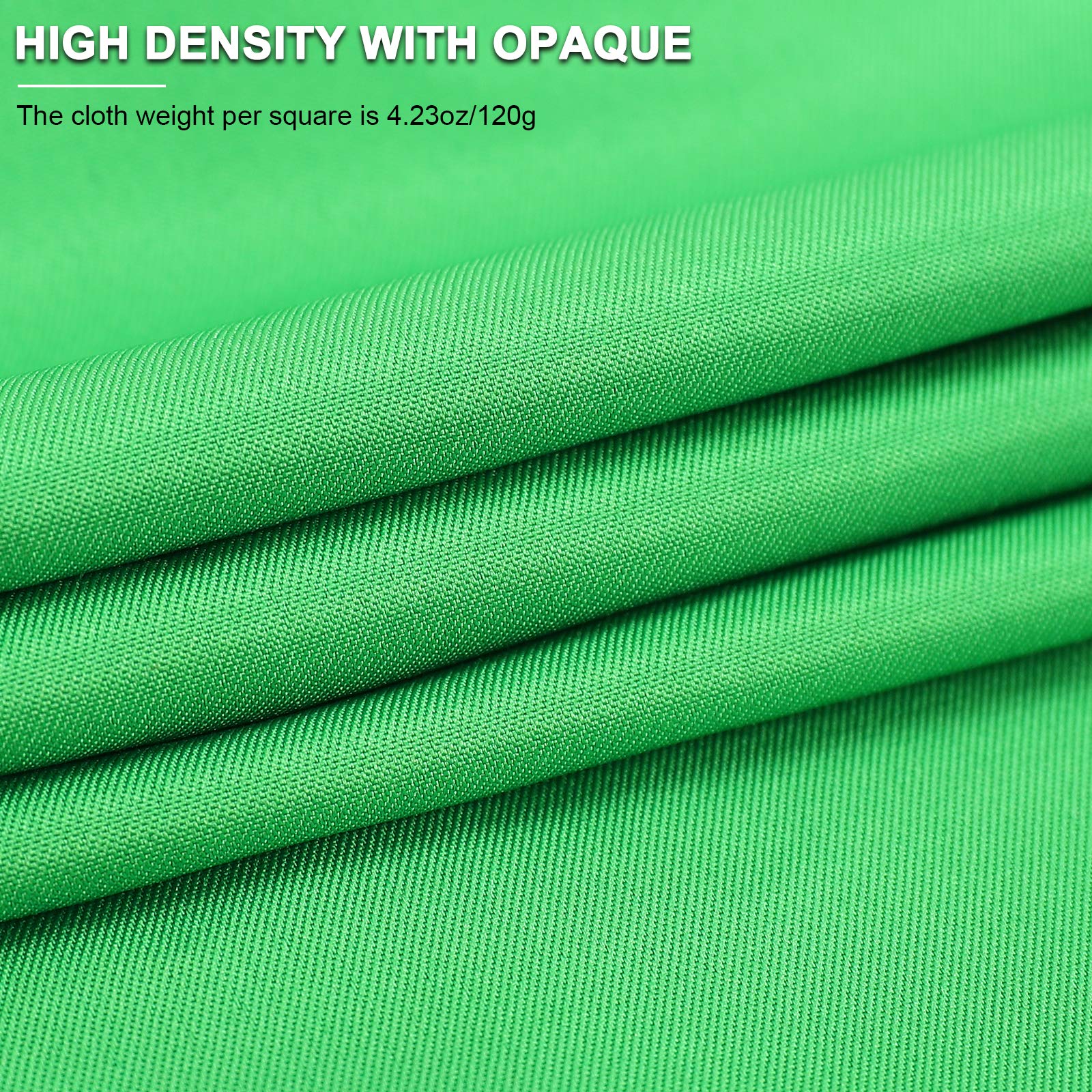 7 X 10 ft Green Screen Backdrop for Photography, Soft Pure Chromakey ...
