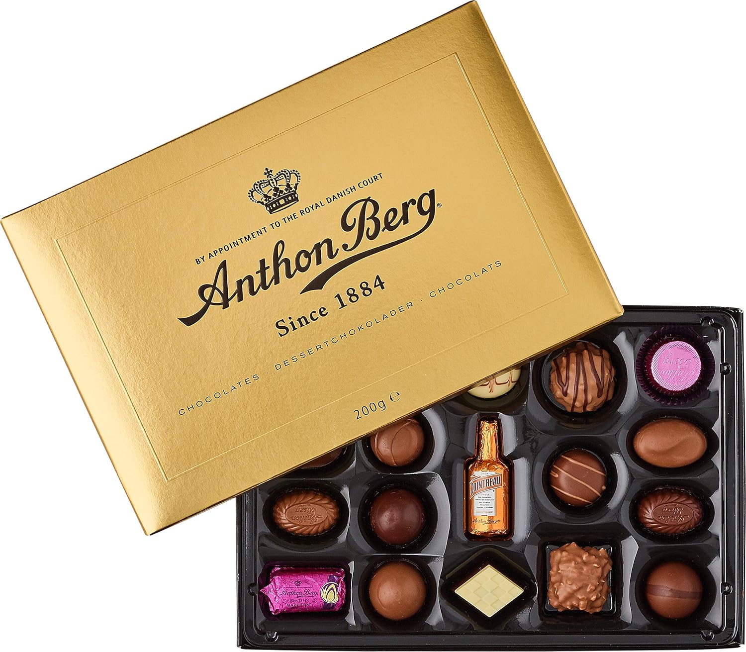 Anthon Berg - Gold Box - Assorted Box of Chocolates with Marzipan ...