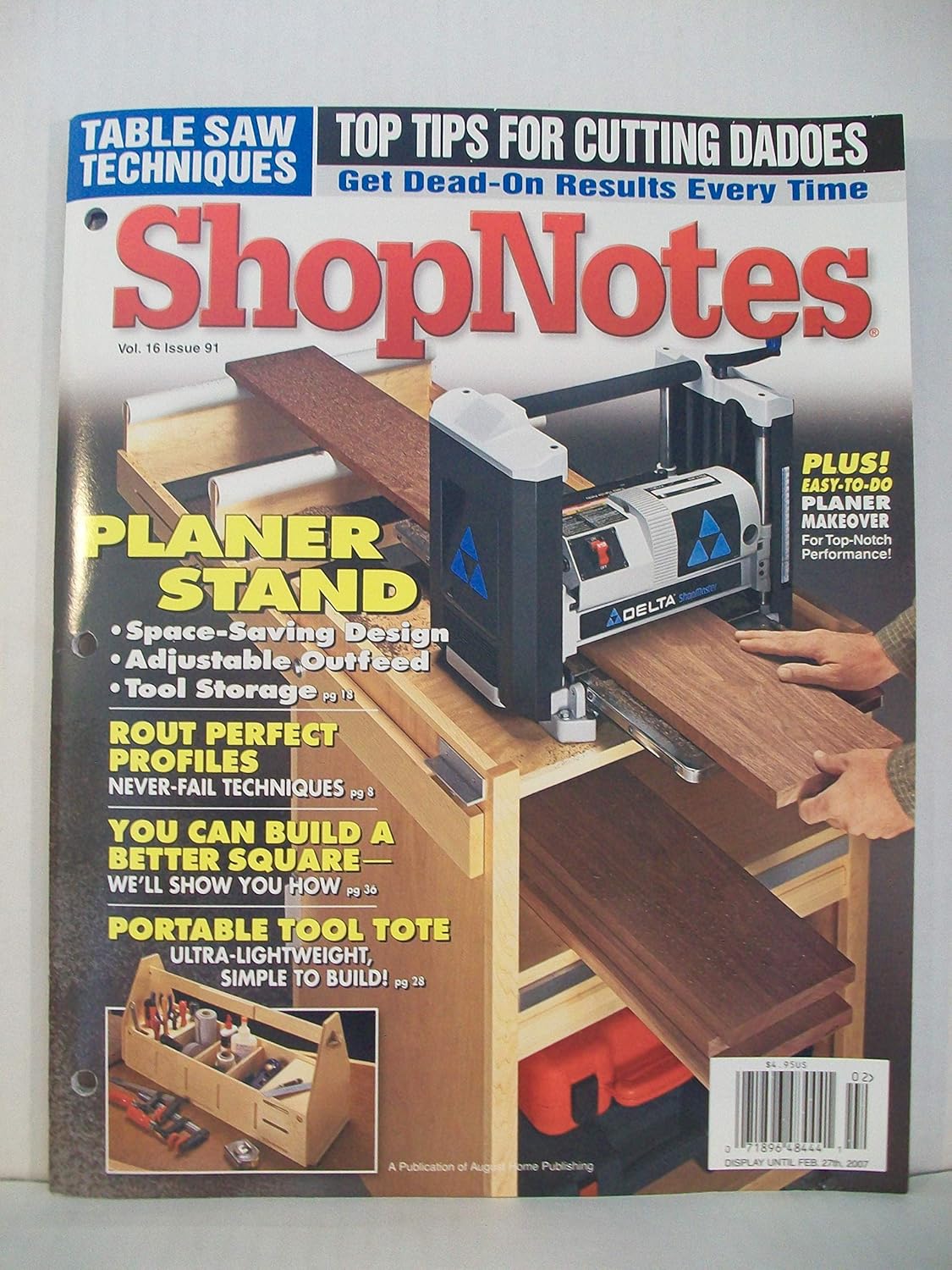 ShopNotes Magazine Jan/Feb 2007: Donald B Peschke, Terry J Strohman ...