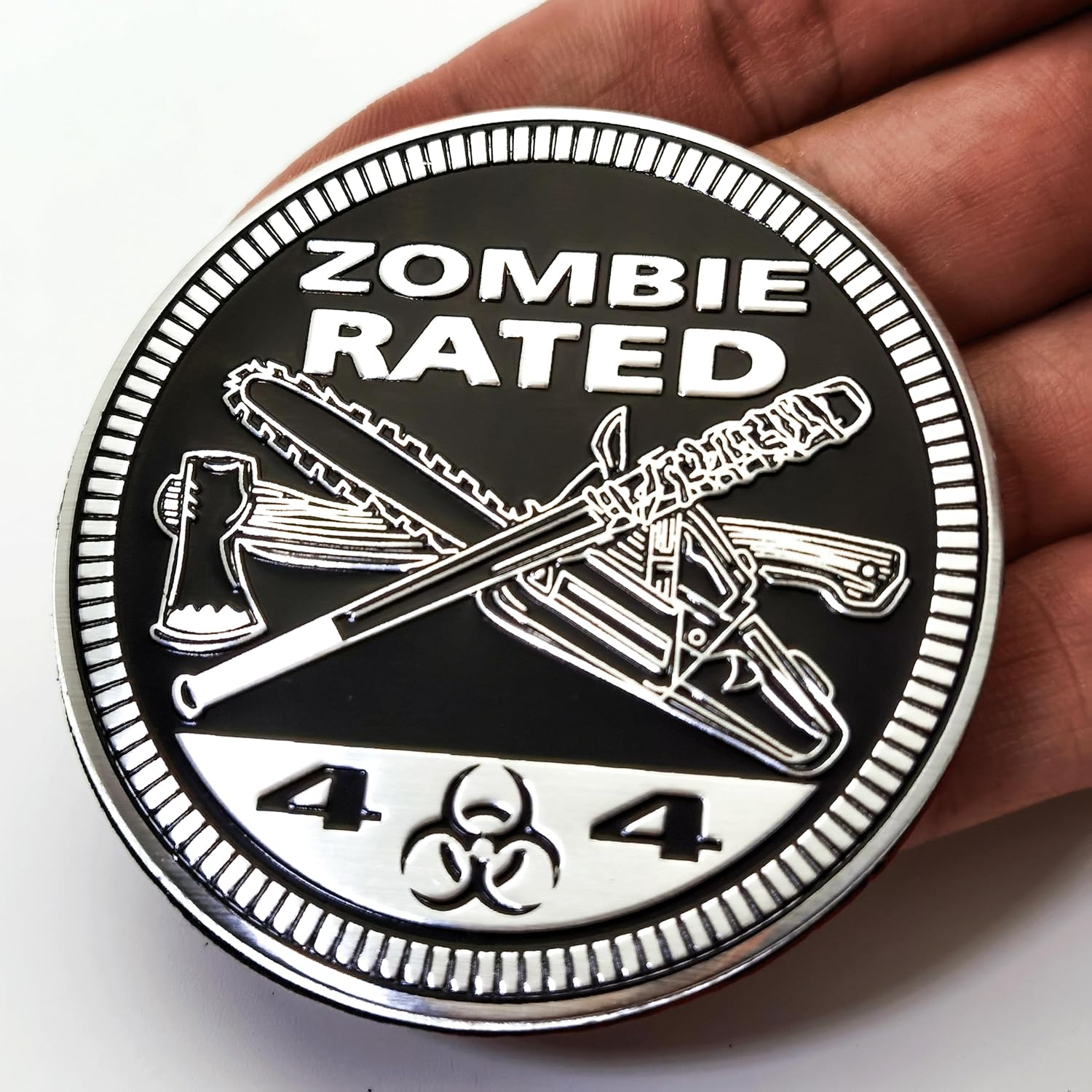 Amazon 2pcs Zombie Rated Emblem Decals 4 X 4 Metal Automotive