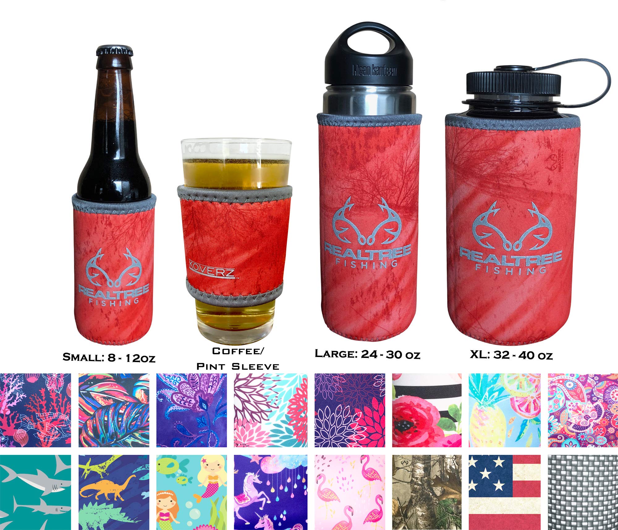 Snapklik.com : Koverz XL Neoprene 32-40 Oz Water Bottle Insulator ...
