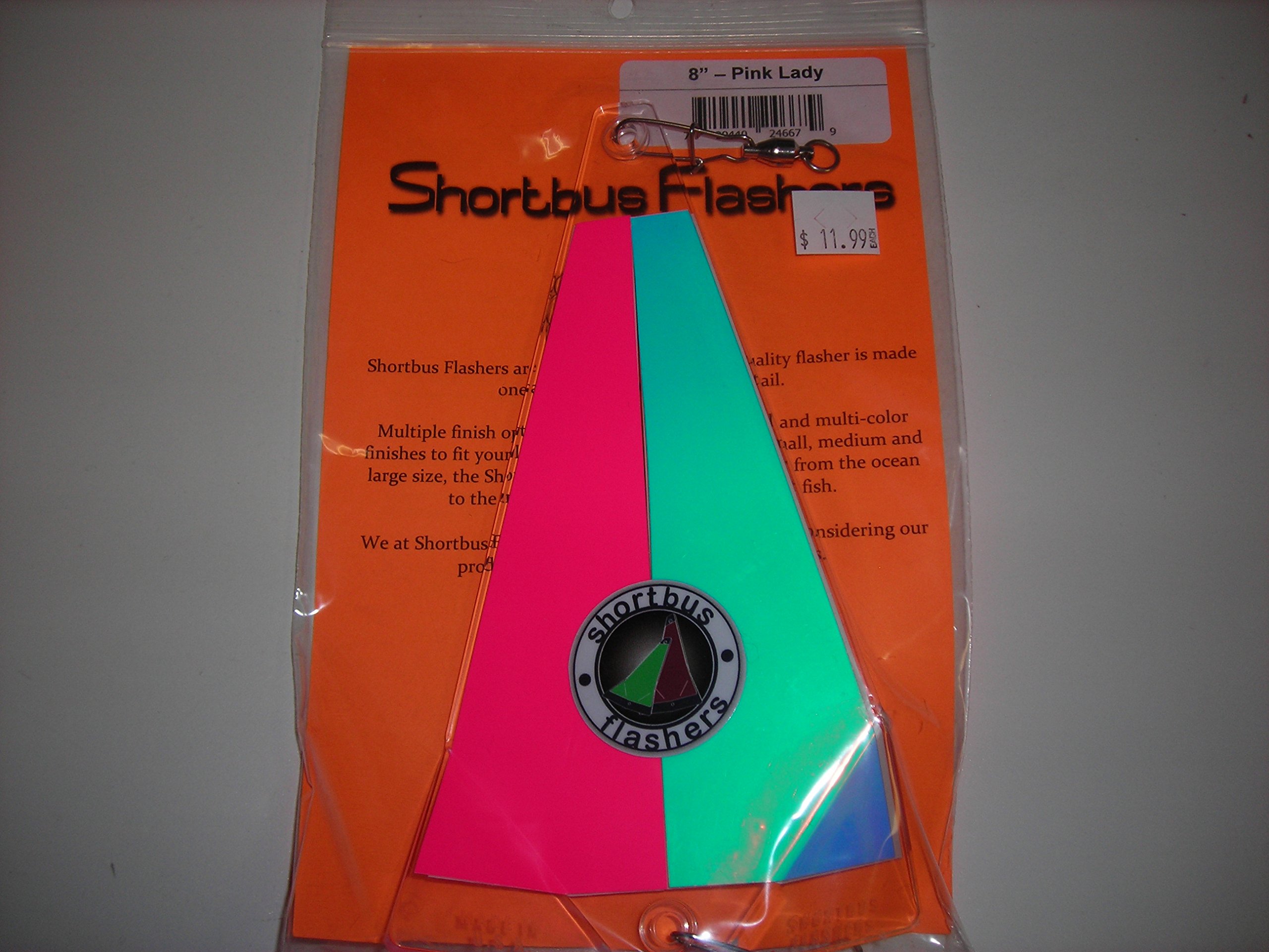 Snapklik.com : SB-8-PINLA 8" Fishing Flasher-Pink Lady