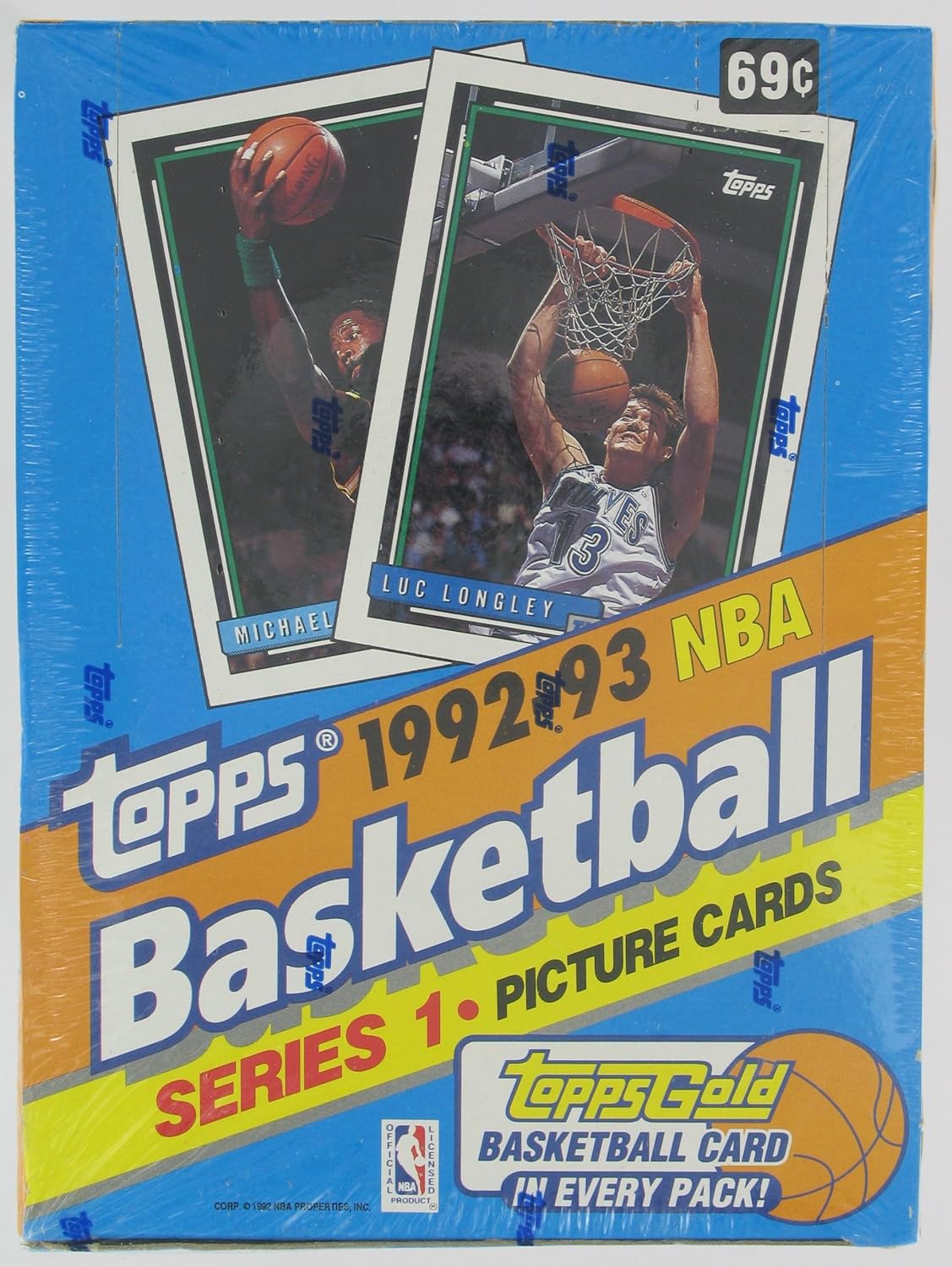 Amazon.com: Topps 1992-93 NBA Basketball Series 1 Factory Sealed Box ...