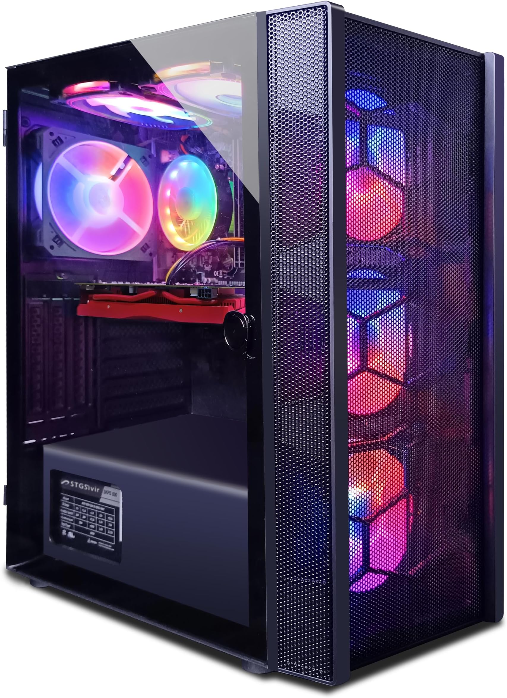 STGsivir Gaming PC, GeForce RTX 2060 Super 8GB, Core i5-10400F 4.3GHz ...