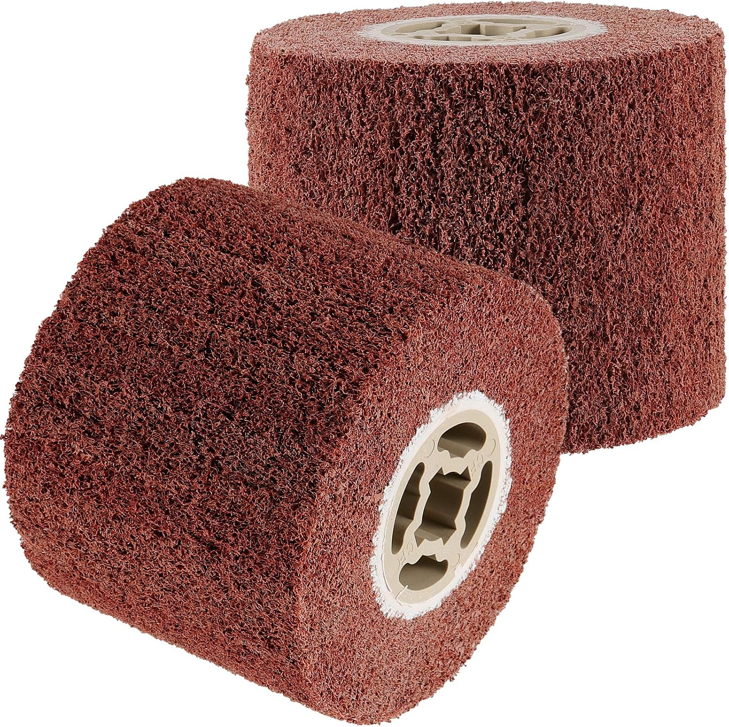 ZEONHAK 2 Pack 80 Grit Non-Woven Wire Drawing Polishing Burnishing ...