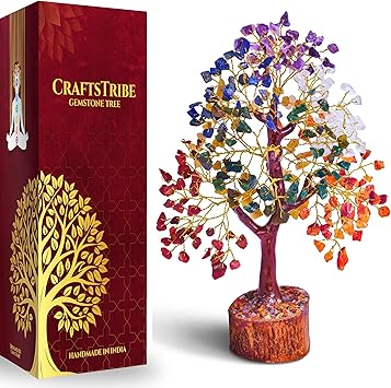 Seven Chakra Tree Of Life For Positive Energy - 7 Chakra Crystals and ...