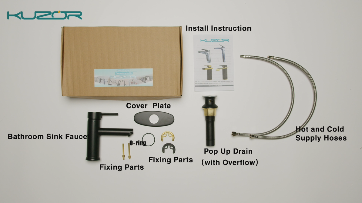 Watch KUZOR Bathroom Faucets Installation Type 4 on Amazon Live