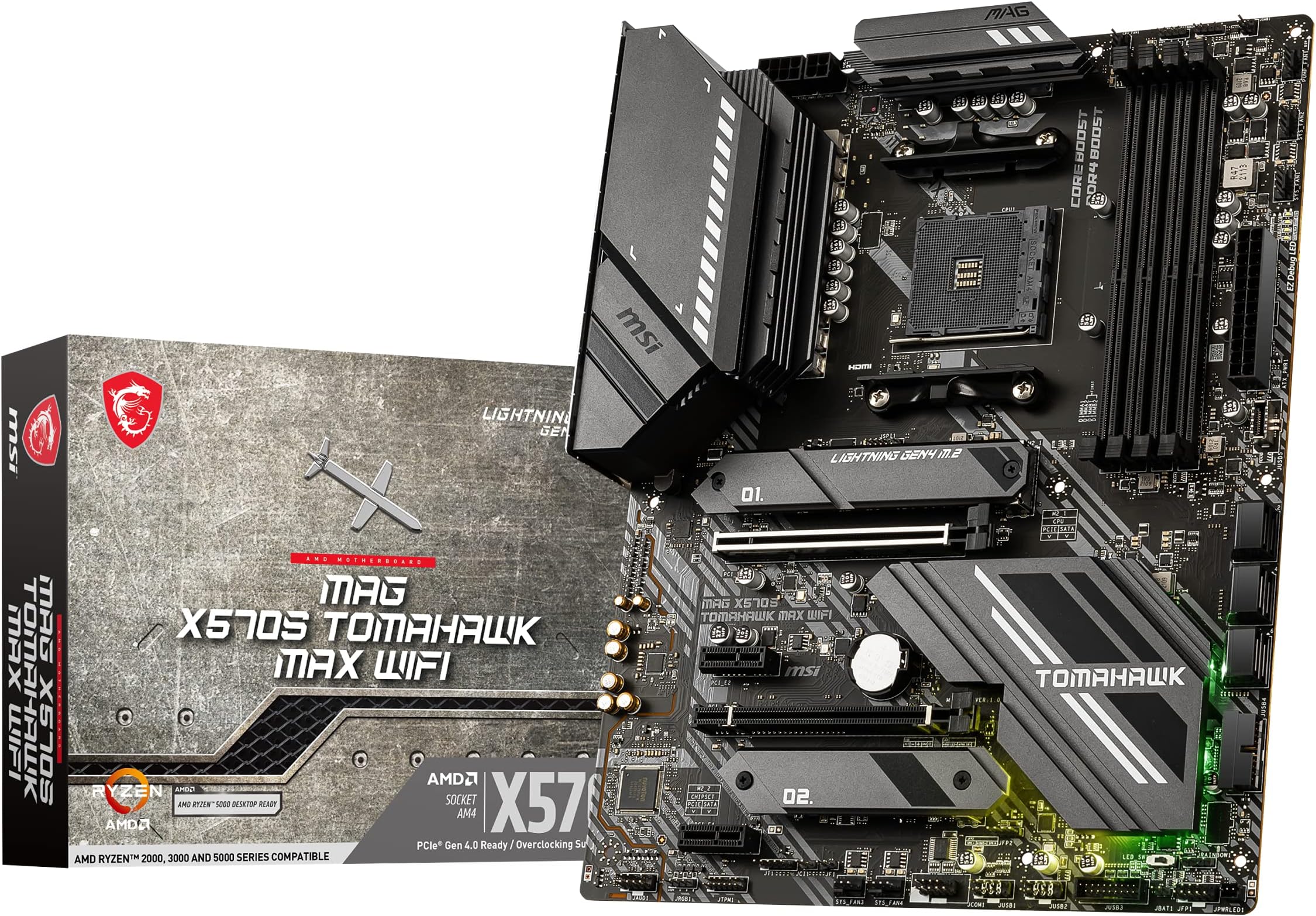Amazon.com: GIGABYTE X570S AORUS Master (AMD/ X570S/ Ryzen 5000/ ATX ...