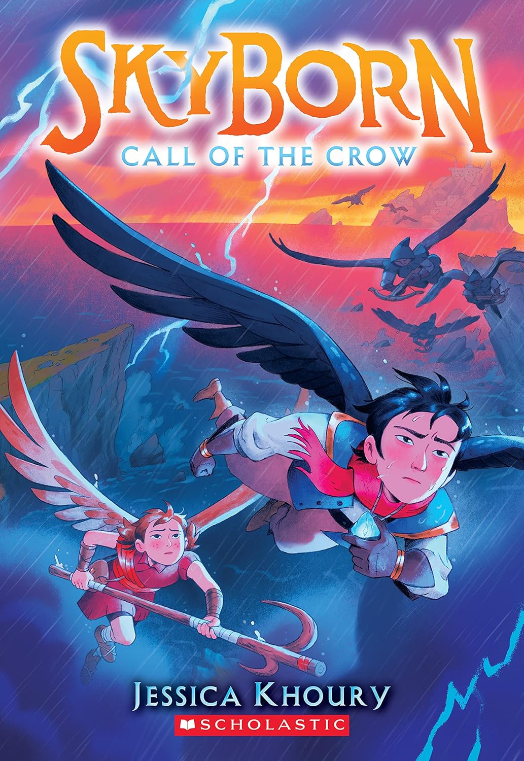 Call of the Crow (Skyborn #2): Khoury, Jessica: 9781338652413: Amazon ...