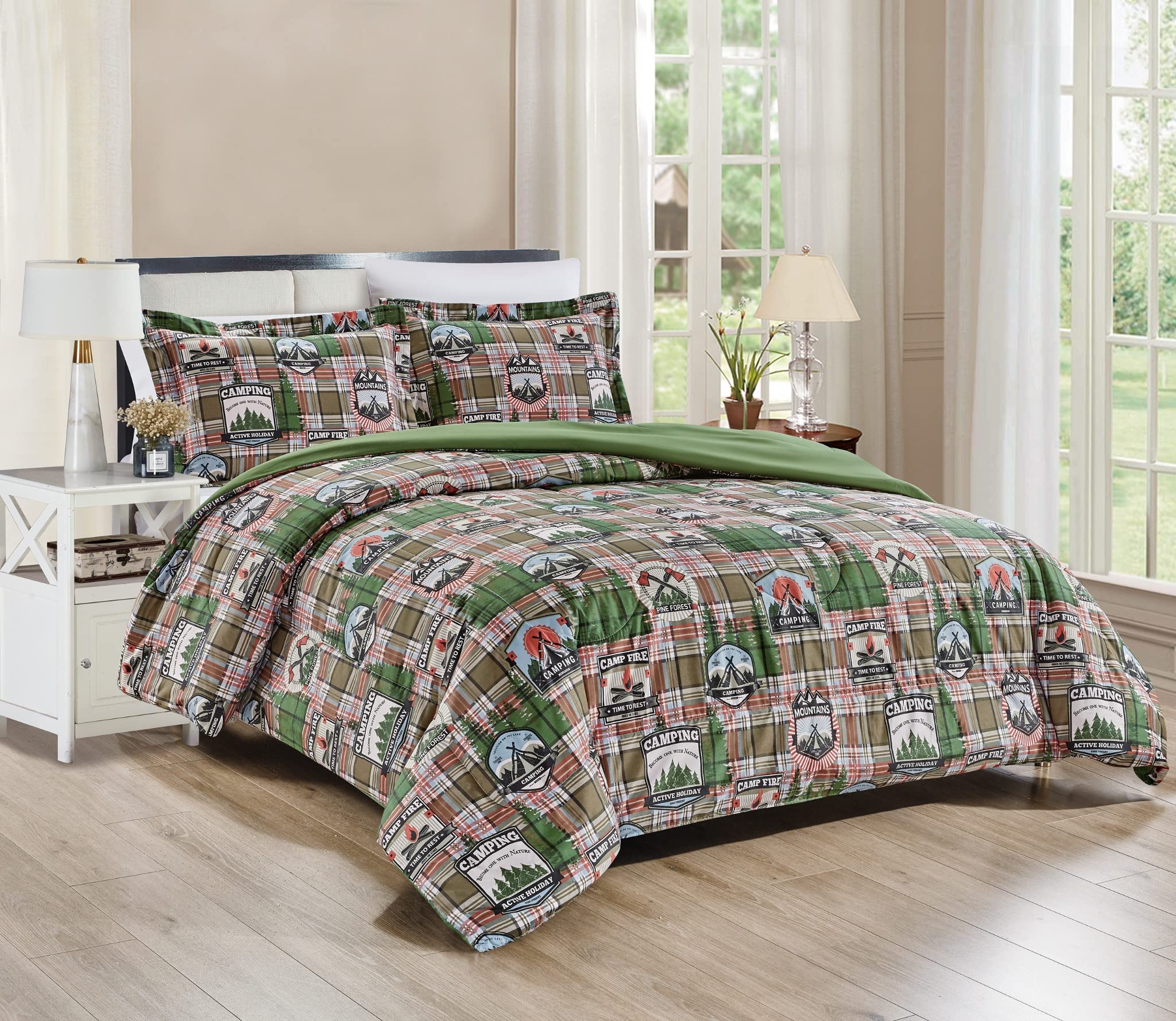 Outdor Cabin Comforter Sets