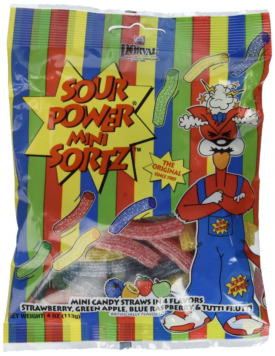Amazon.com : Sour Power Mini Sortz, 4.0 Ounce (Pack of 12) : Grocery ...