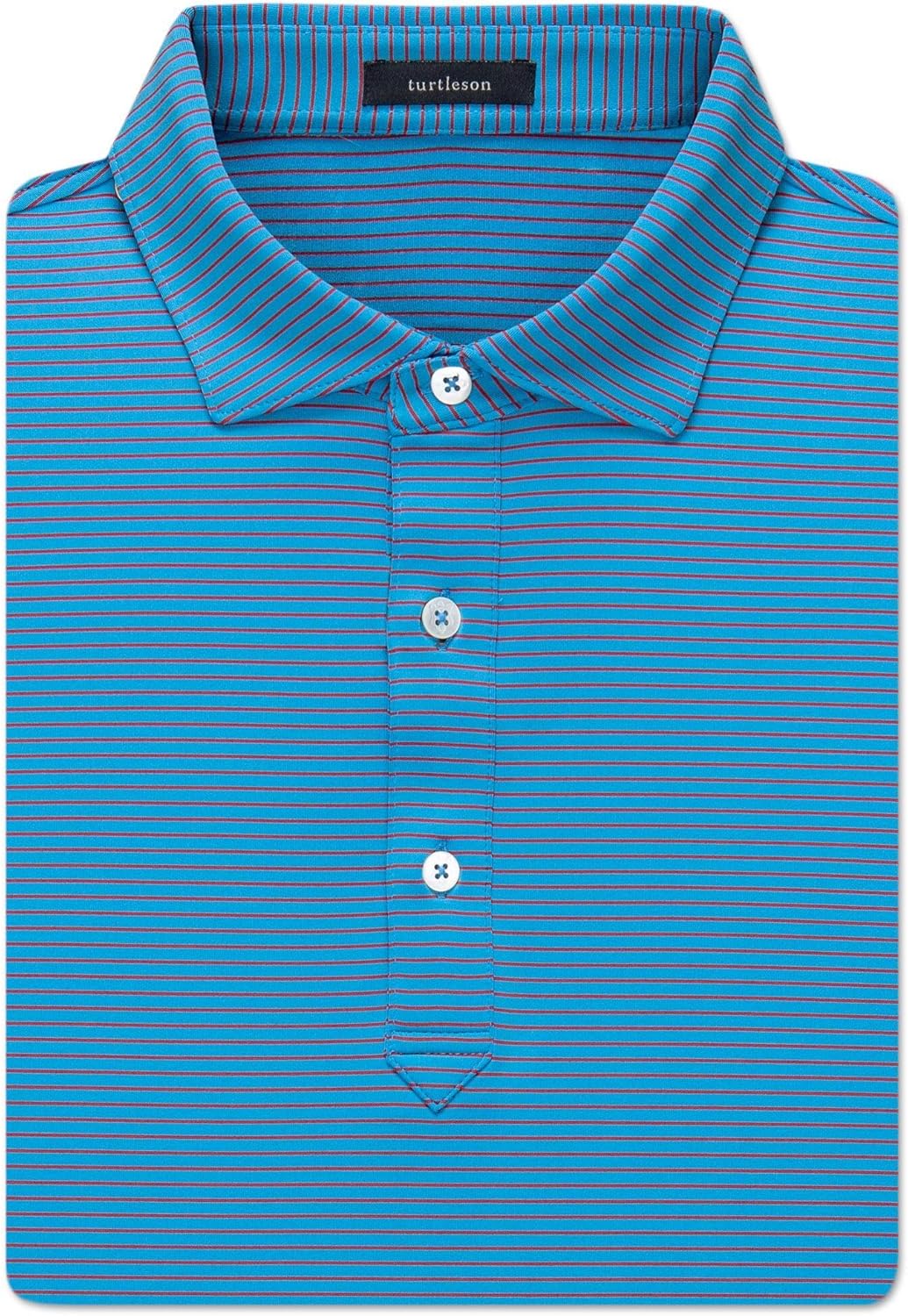 Turtleson All-Day Stripe Performance Polo at Amazon Men’s Clothing store
