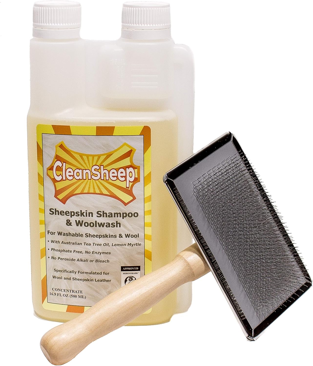 Sheepskin Cleaning Kit: Brush + Shampoo Bundle : Amazon.ca: Health ...