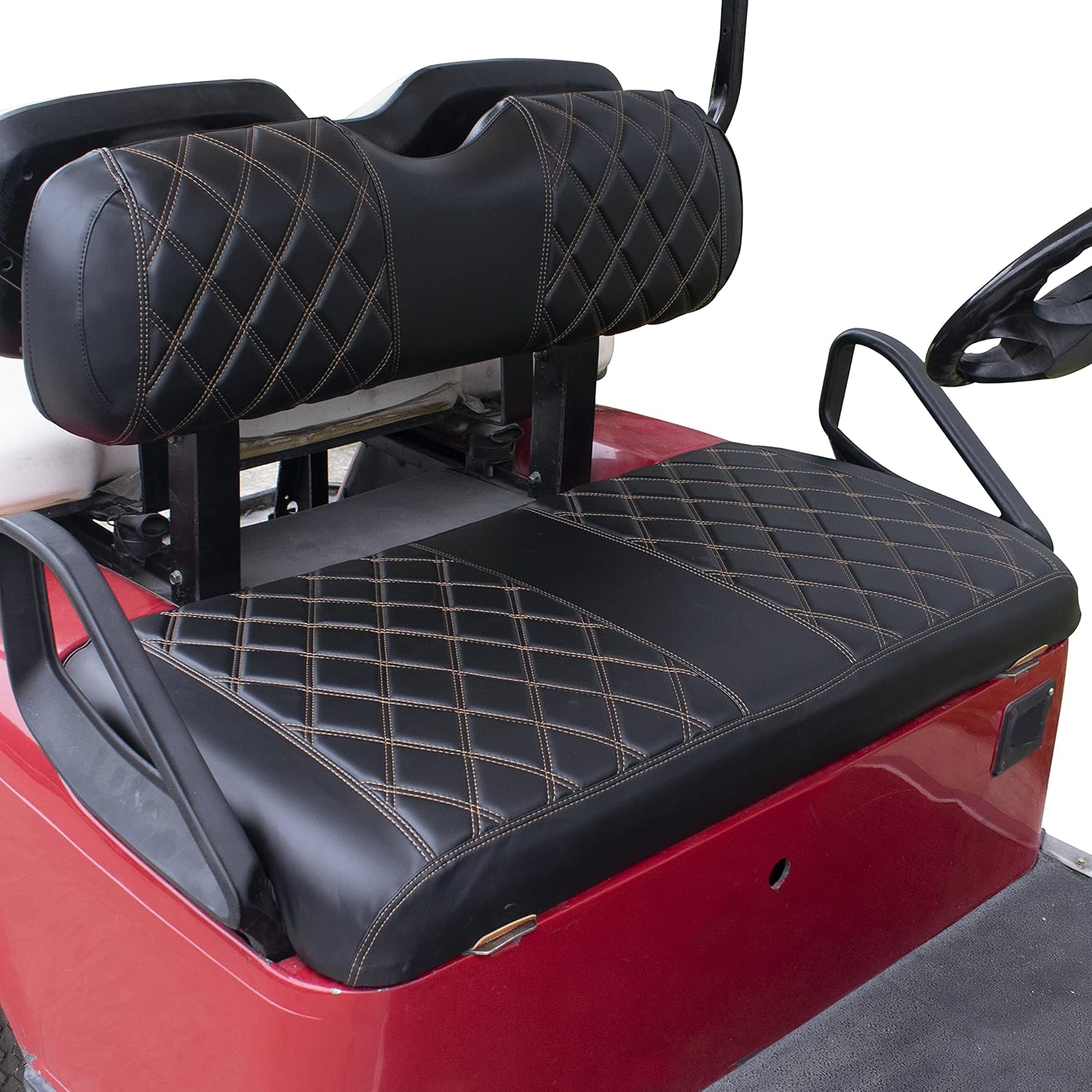 NOKINS Golf Cart ET Front seat Covers, No Stapler Required, Suitable ...