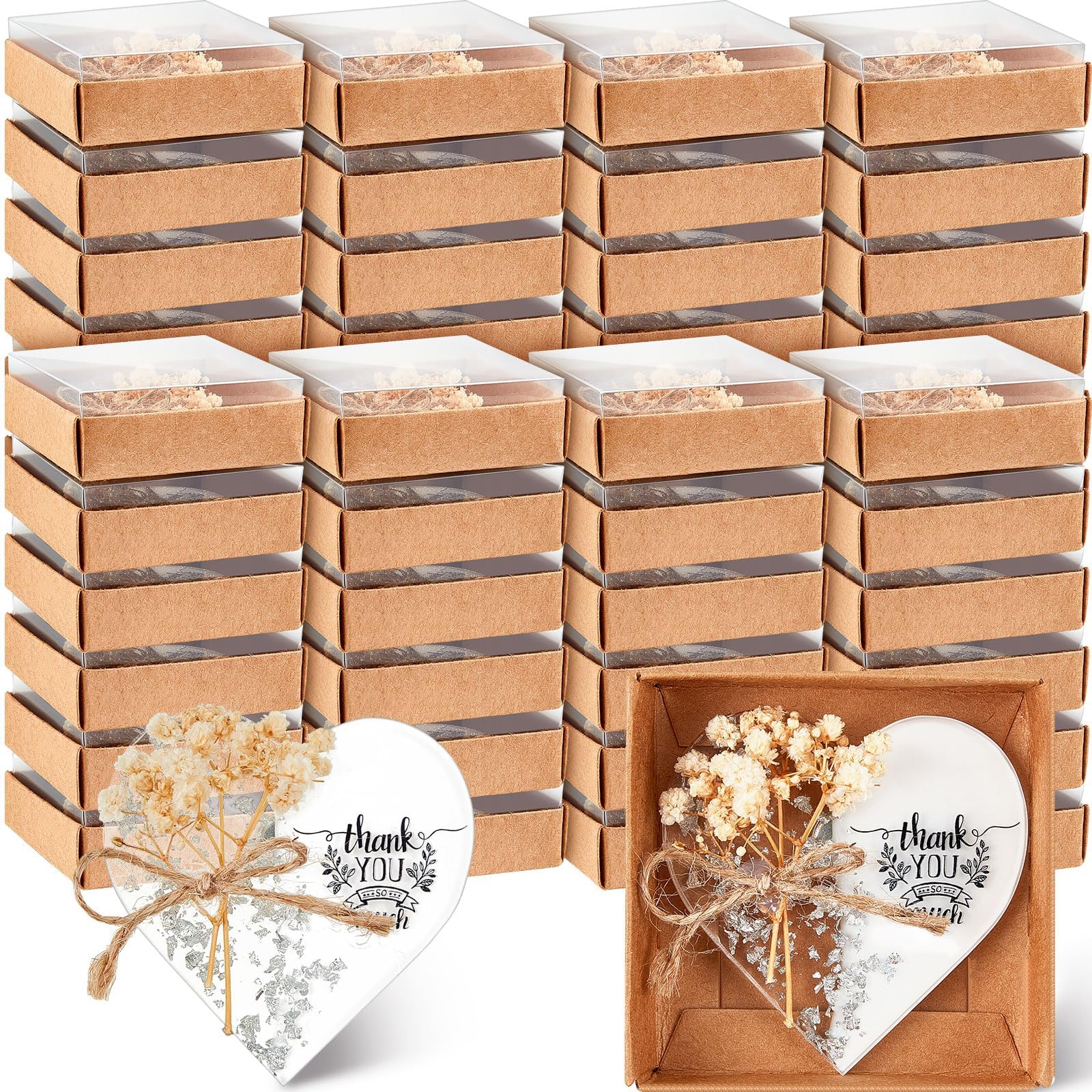 Amazon.com: Copkim 50 Pack Thank You Gifts Wedding Favors Fridge Magnet ...