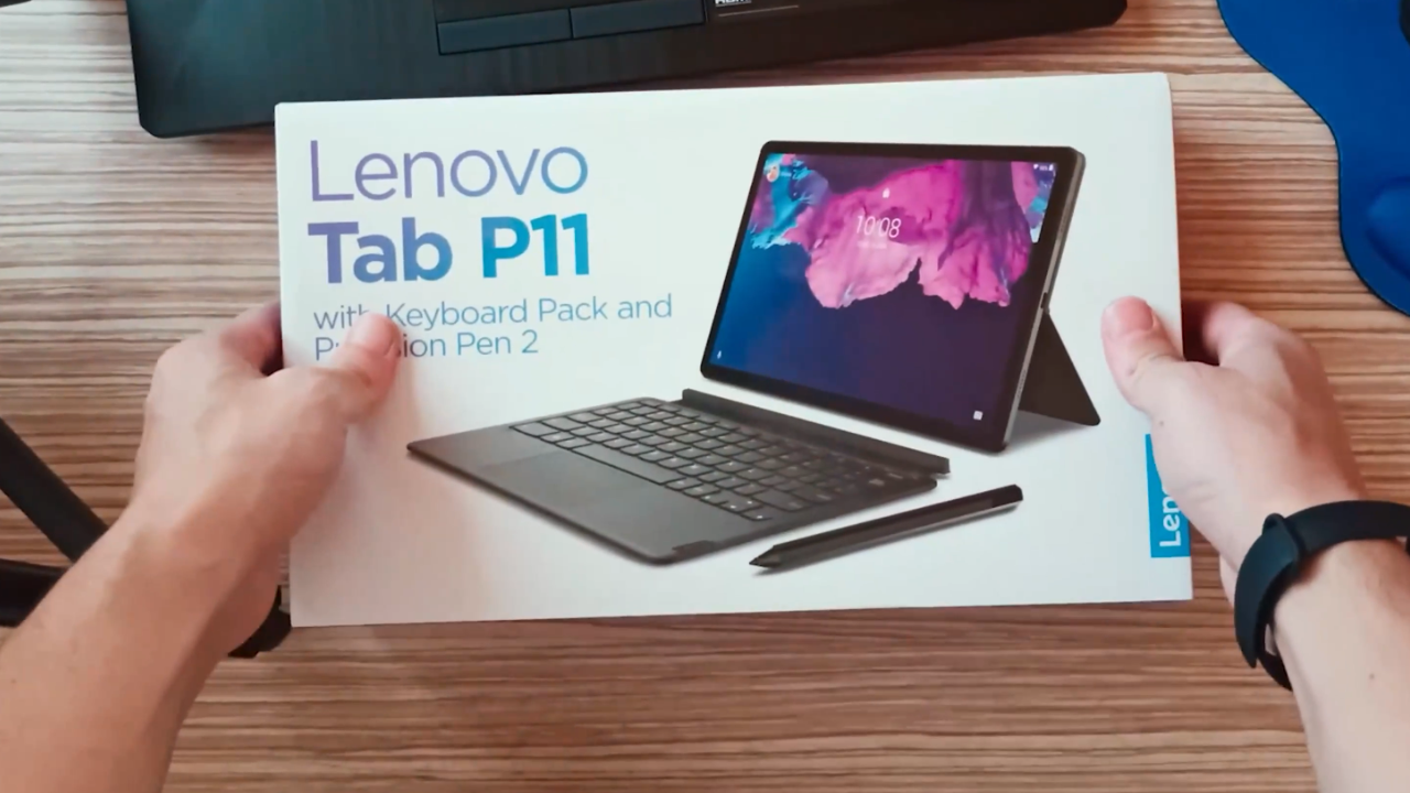 Watch Unboxing the Lenovo Tab P11 Tablet, Keyboard & Pen Bundle on ...