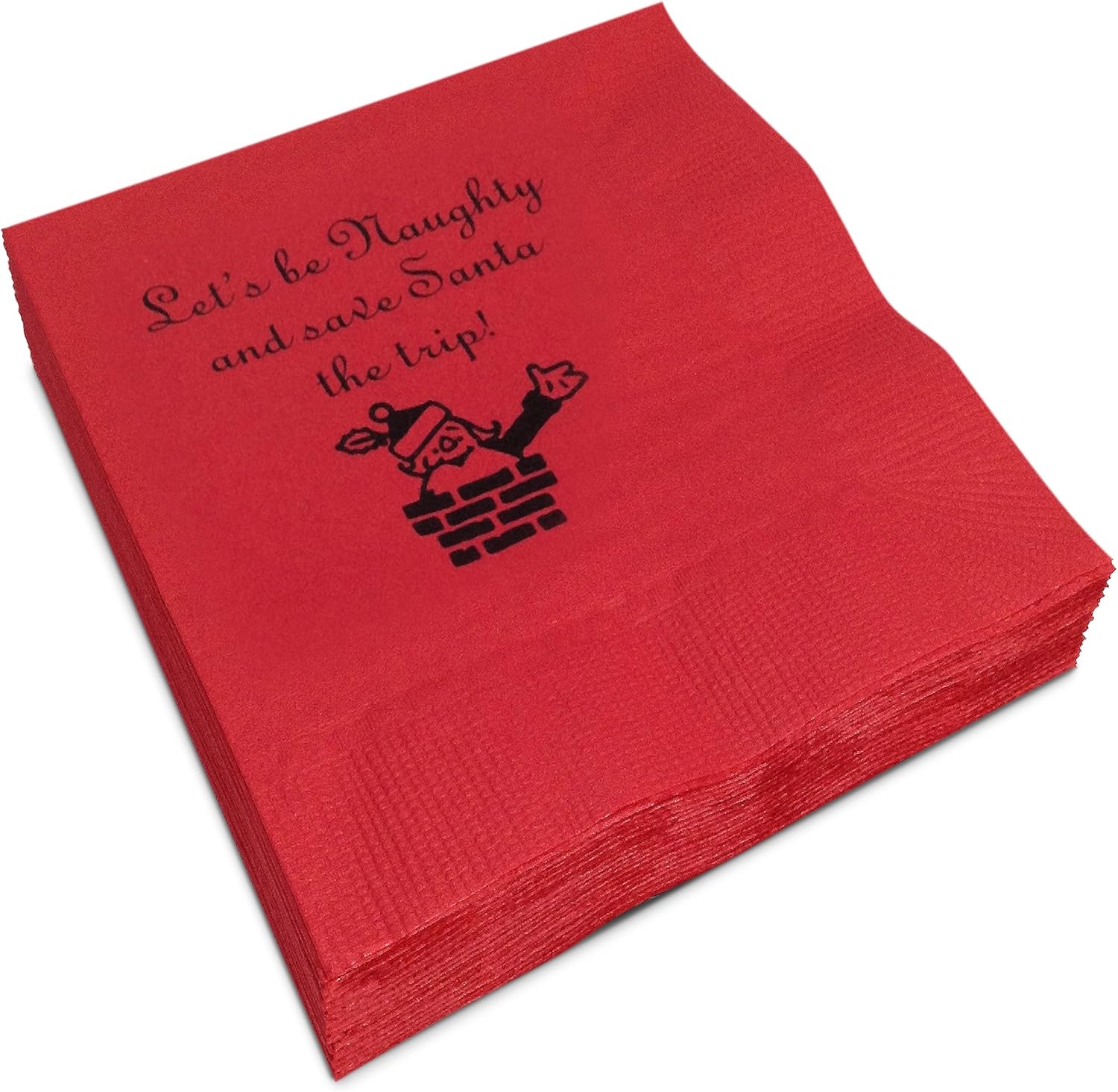 Amazon.com: Krepe-Kraft Social Slurzz Funny Beverage Napkins, Let's Be ...