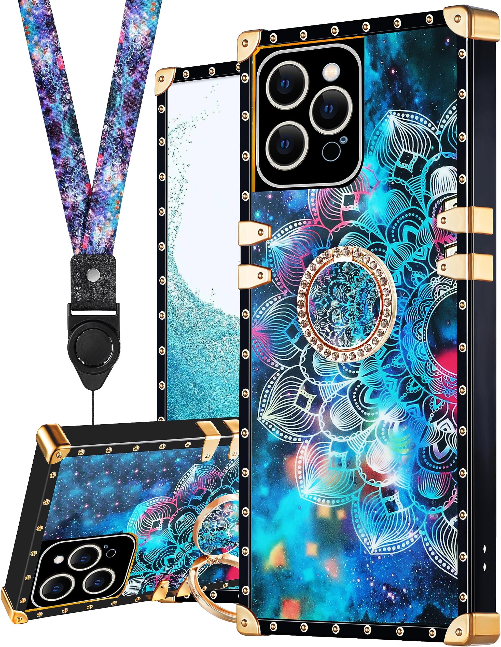 Amazon.com: Loheckle for iPhone 12 Case, Designer Retro Luxury Cases ...