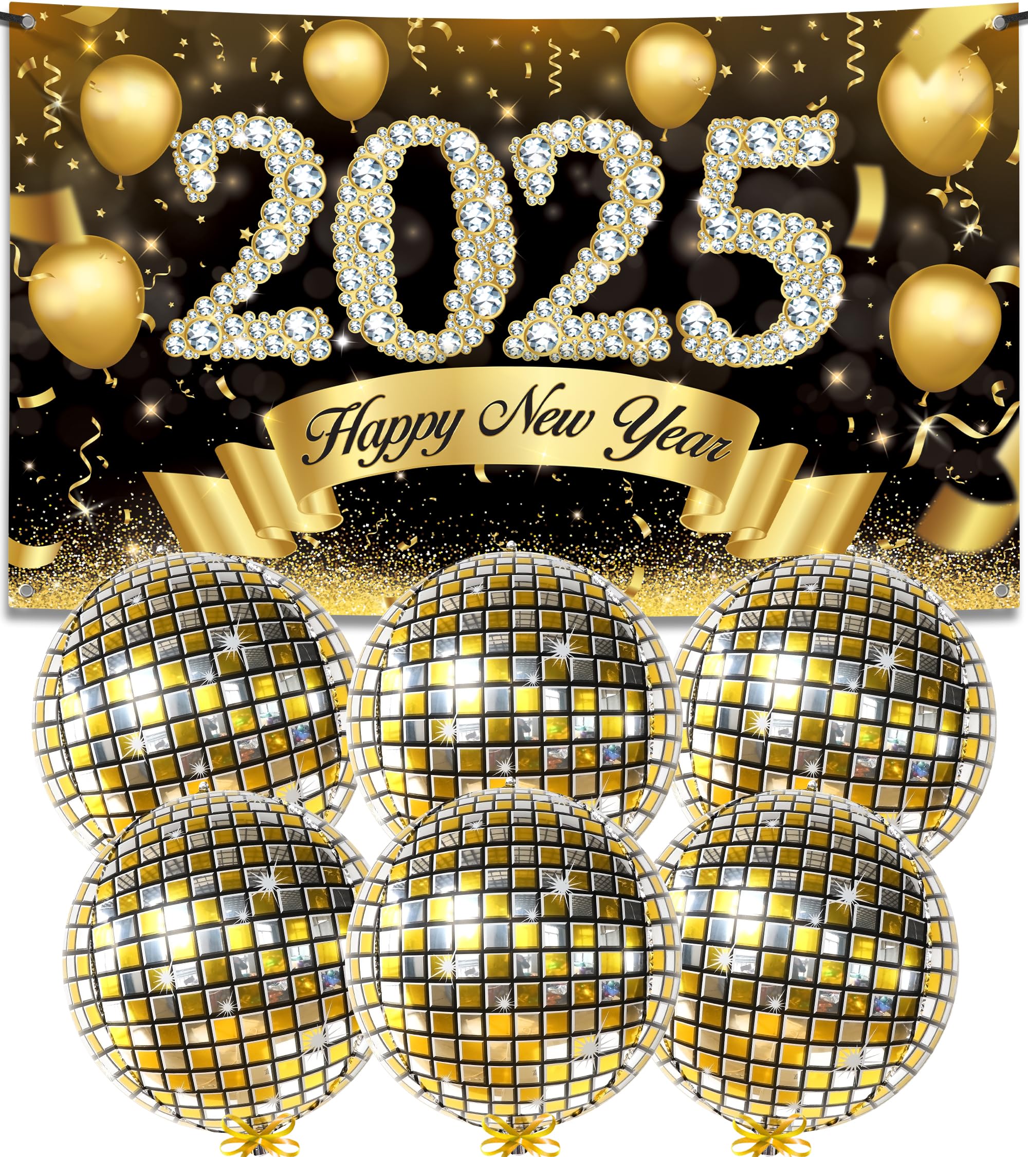 Amazon.com: KatchOn, New Years Eve Party Supplies 2025 - Pack of 7 ...