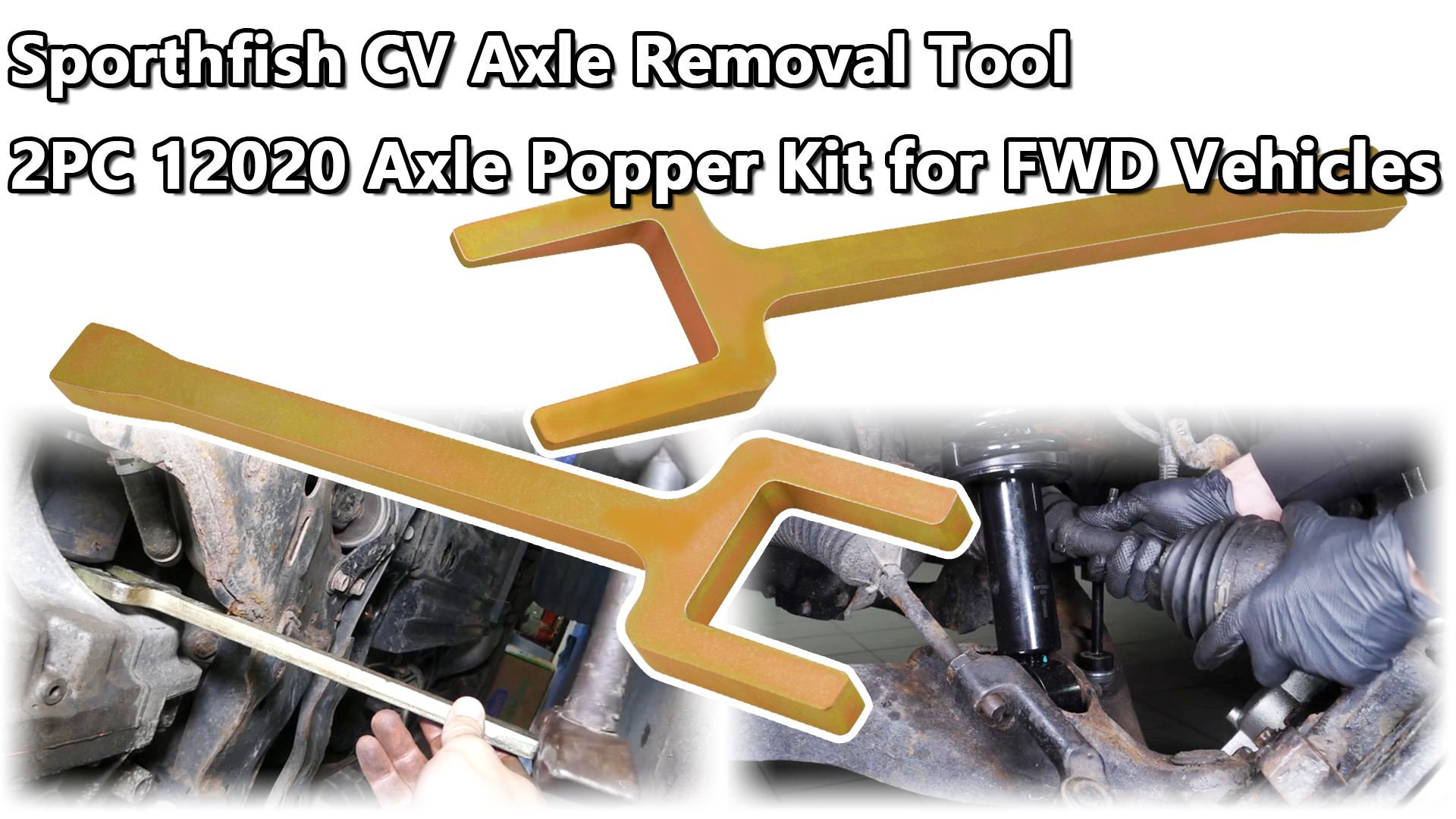 Watch 2 Pack 12020 Axle Popper Kit Inner CV Axle Removal Tool Set on ...