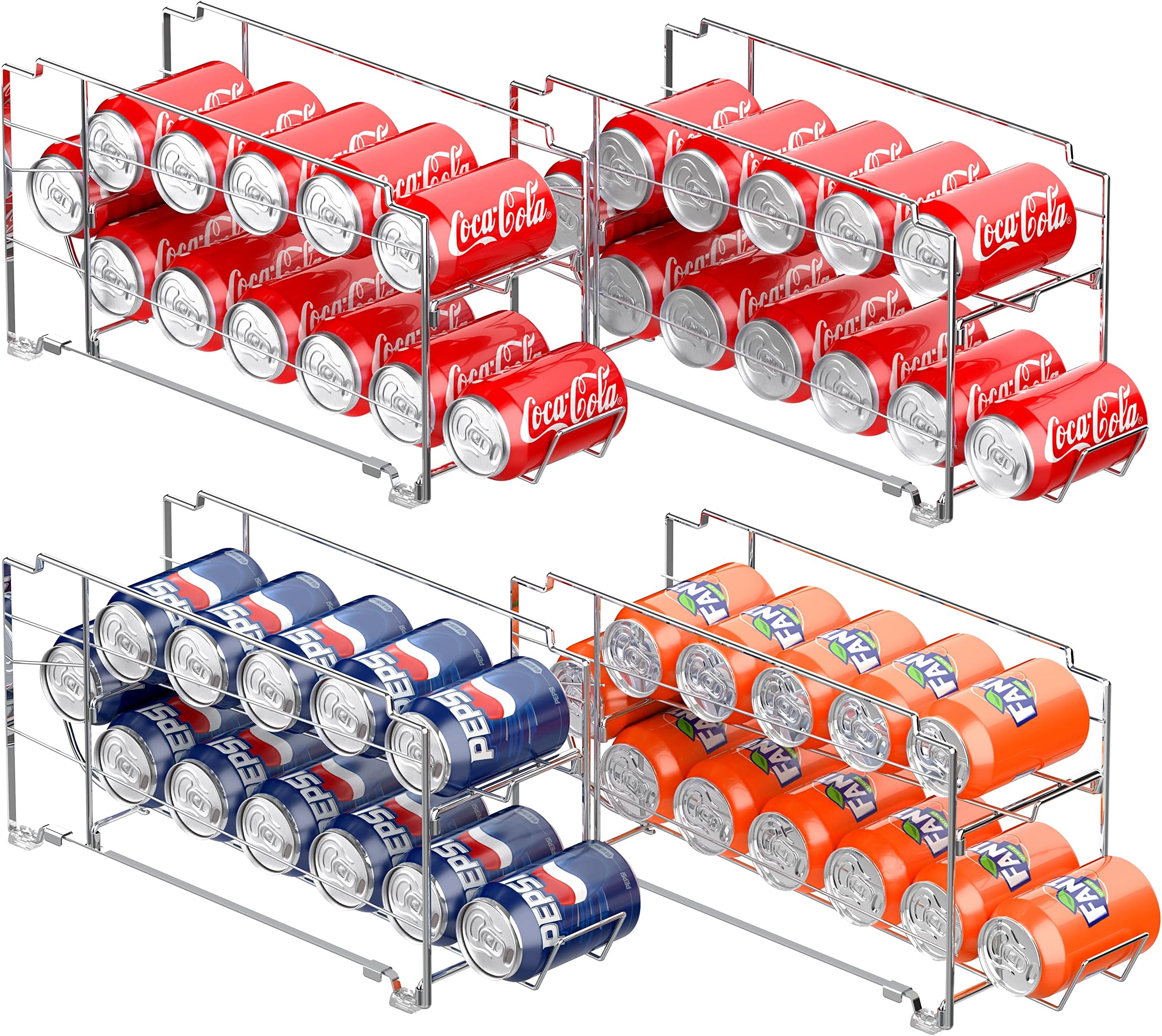 Amazon.com: Simple Houseware Stackable Front Loading Beverage Can ...