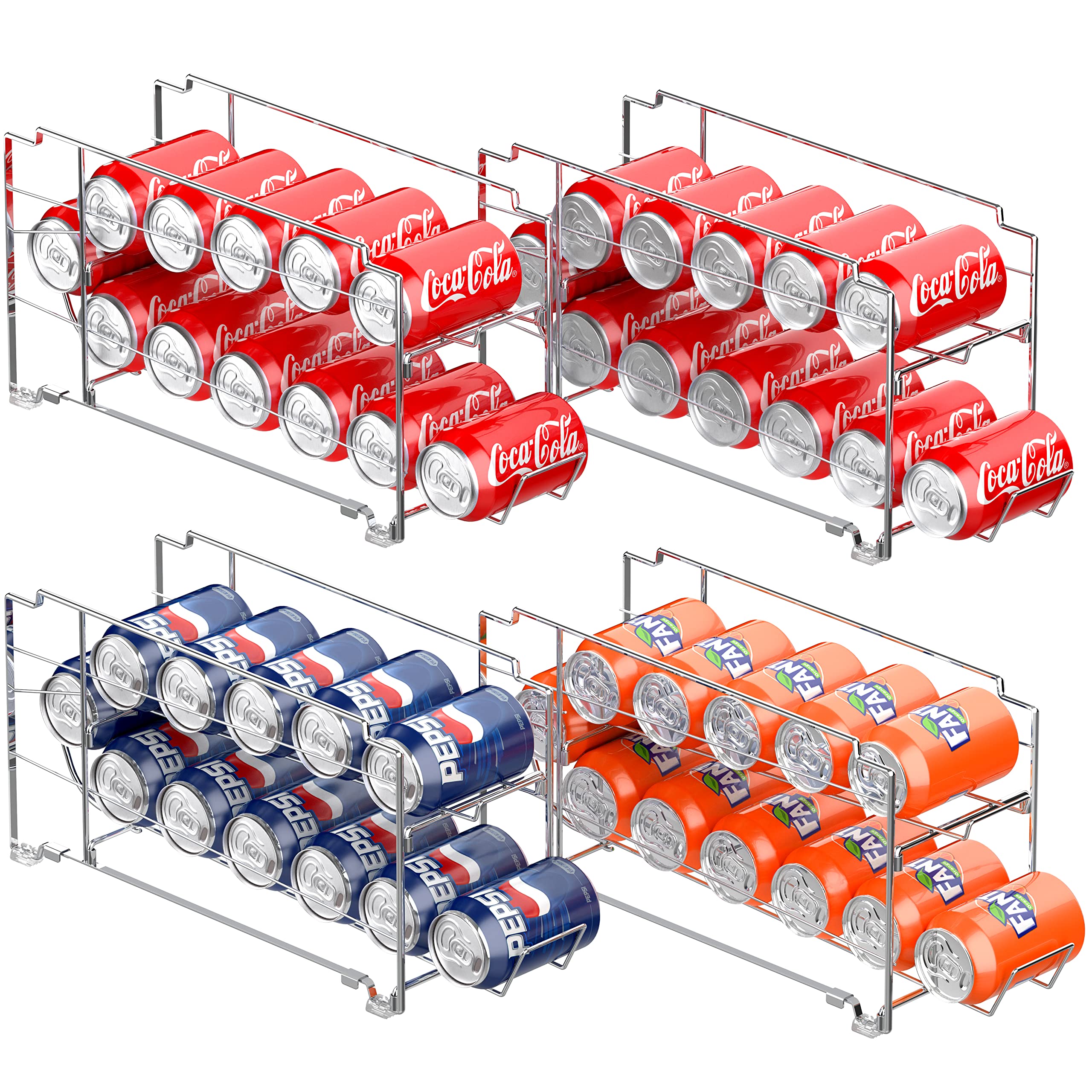 Amazon.com | Simple Houseware Front Loading Can Dispenser, 4 Pack ...