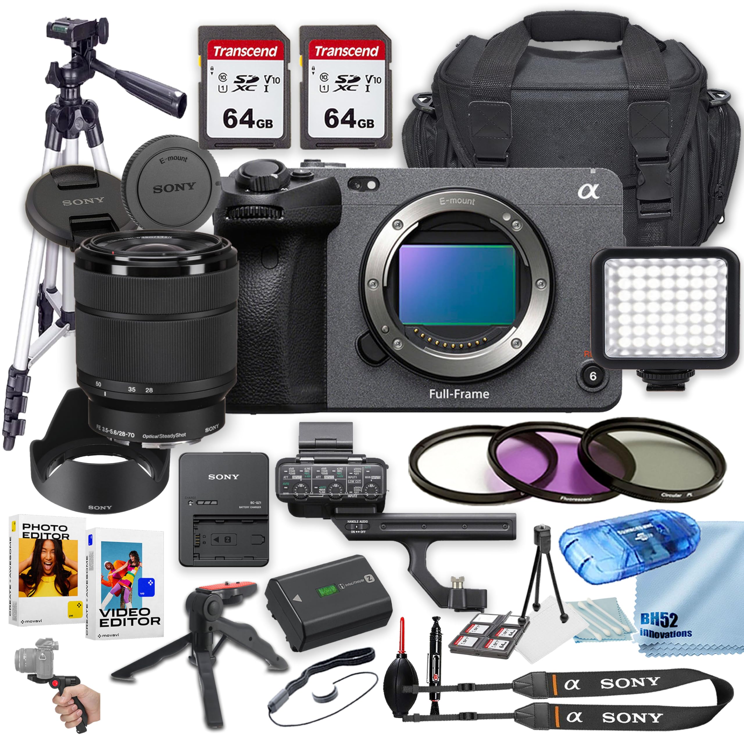 Amazon.com : Sony FX3 Full-Frame Cinema Camera with Sony XLR-H1 XLR ...