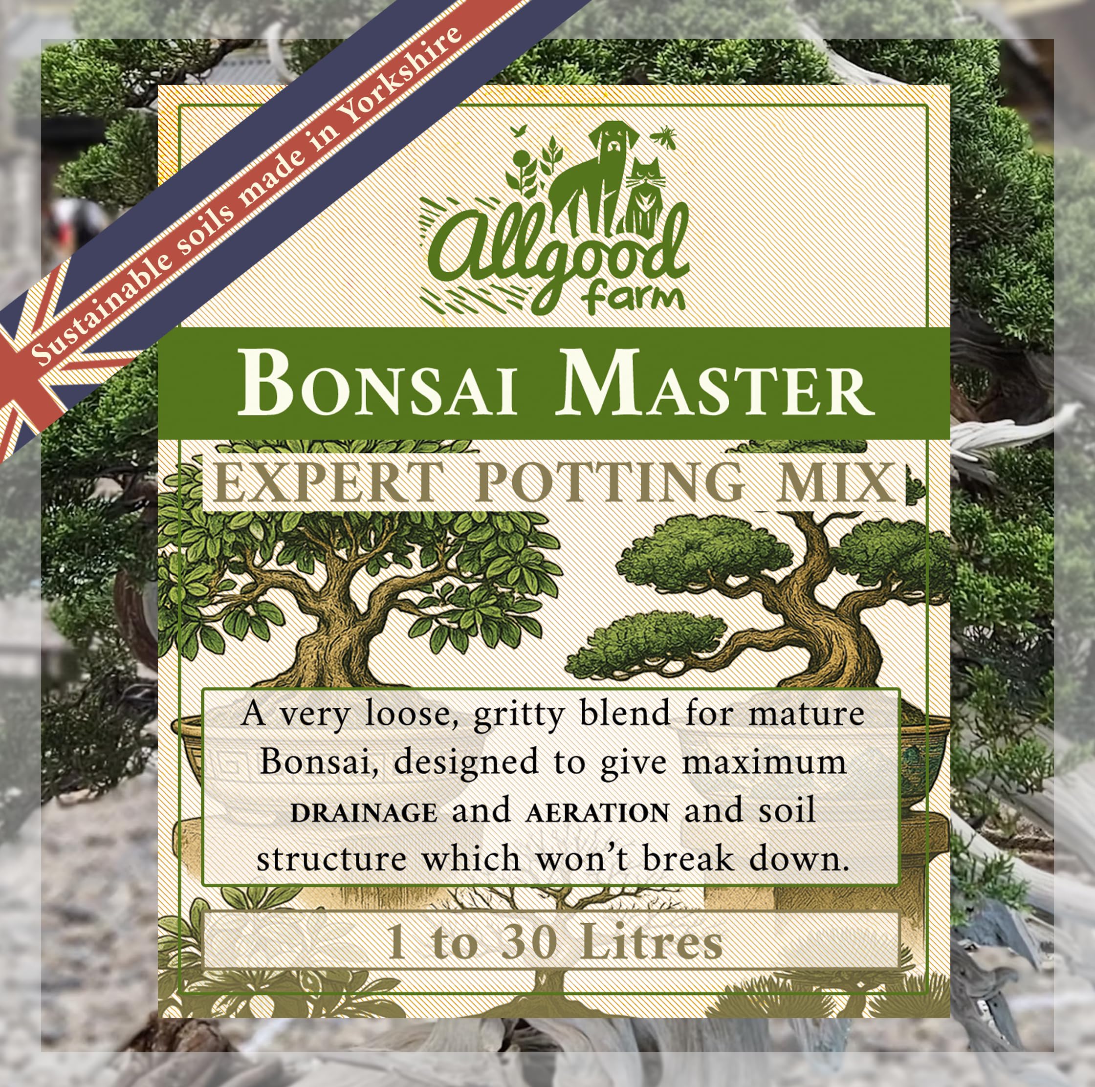 Allgood Farm Bonsai Mix – Bonsai Master Peat-Free Soil Mix Granular ...