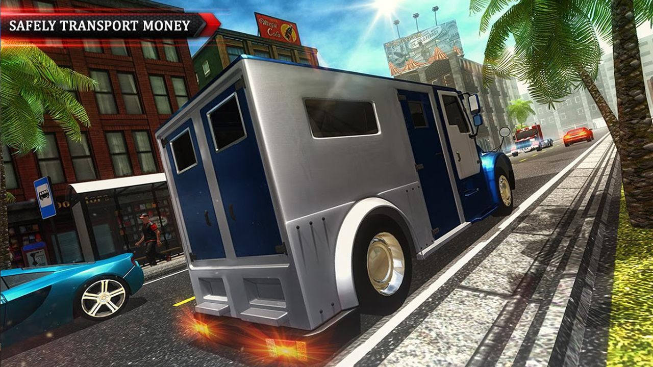 Bank Cashier Manager Transporter Truck Driving 3D Simulator Adventure ...