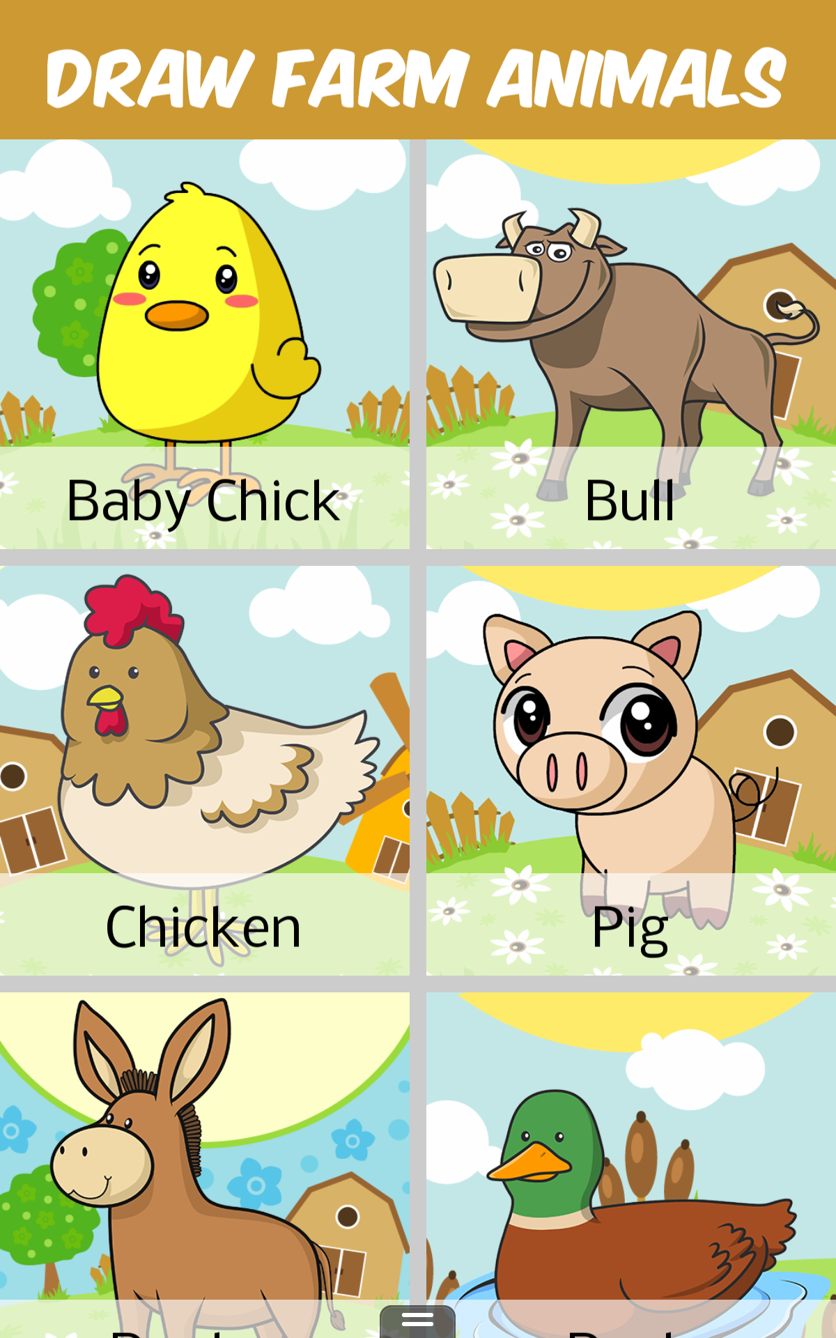How to Draw Farm Animals - App on Amazon Appstore