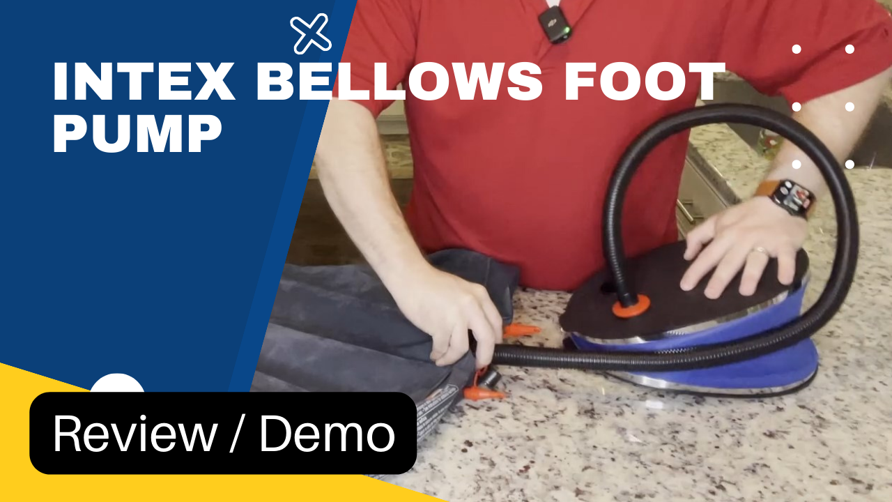 Watch Intex Bellows Foot Pump - Review - Demo on Amazon Live