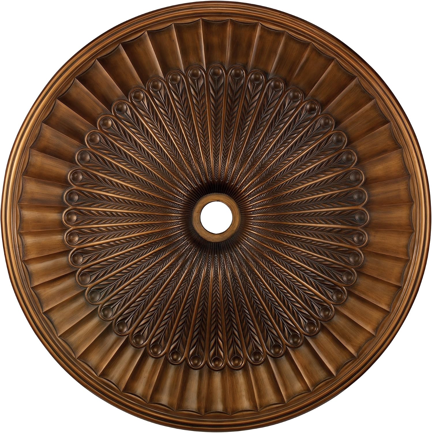 51" Hillspire Bronze Ceiling Medallion - Decorative Ceiling Medallions ...