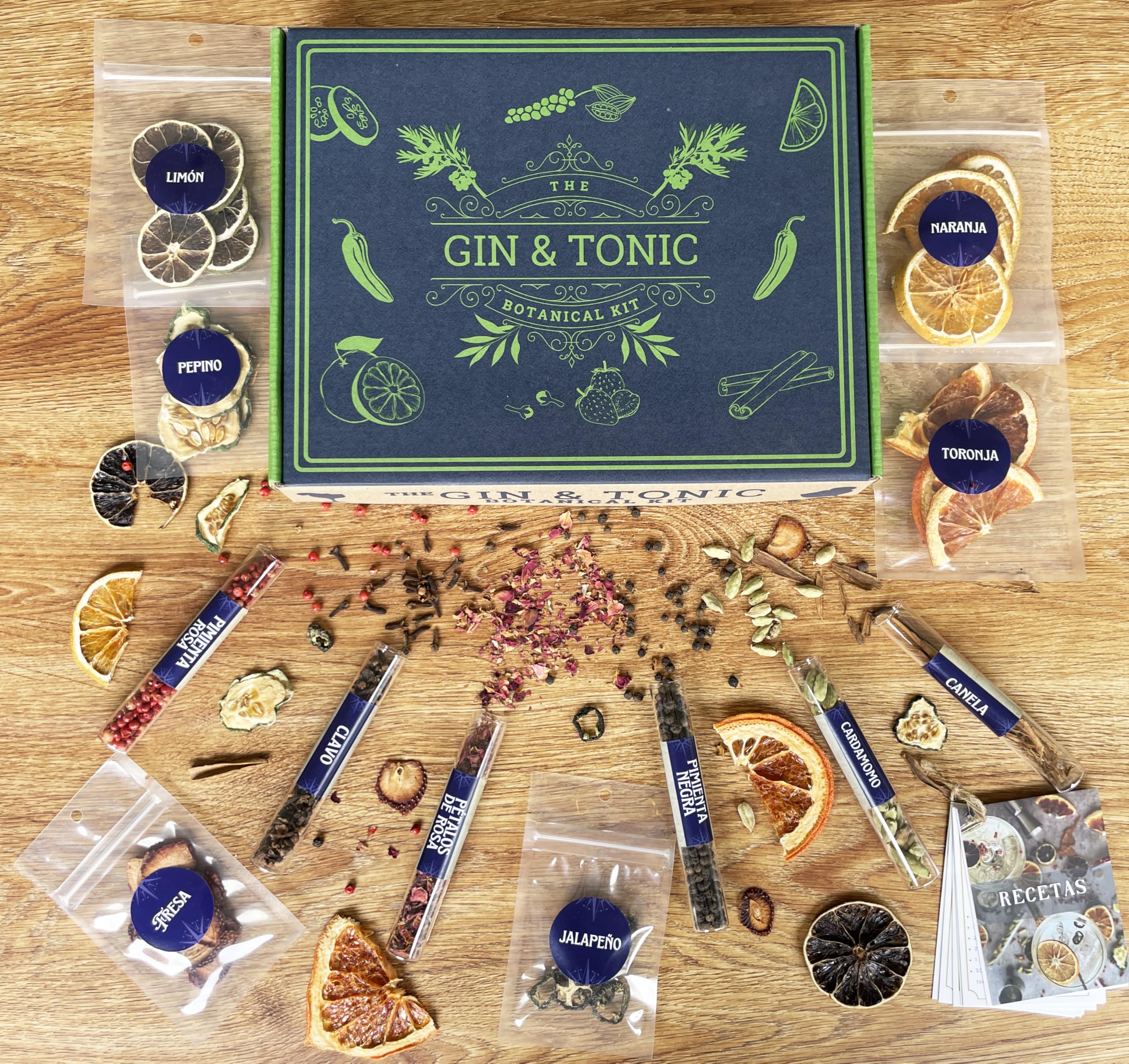 The Gin & Tonic Botanical Kit, Kit Gin Tonic, Botánicos para Gin ...