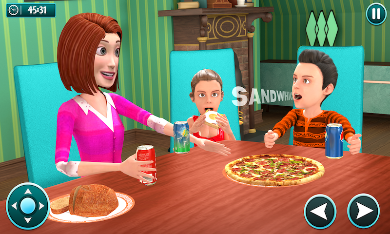 Virtual Mother Life Real Family Simulator 3D - Babysitter & Pregnant ...