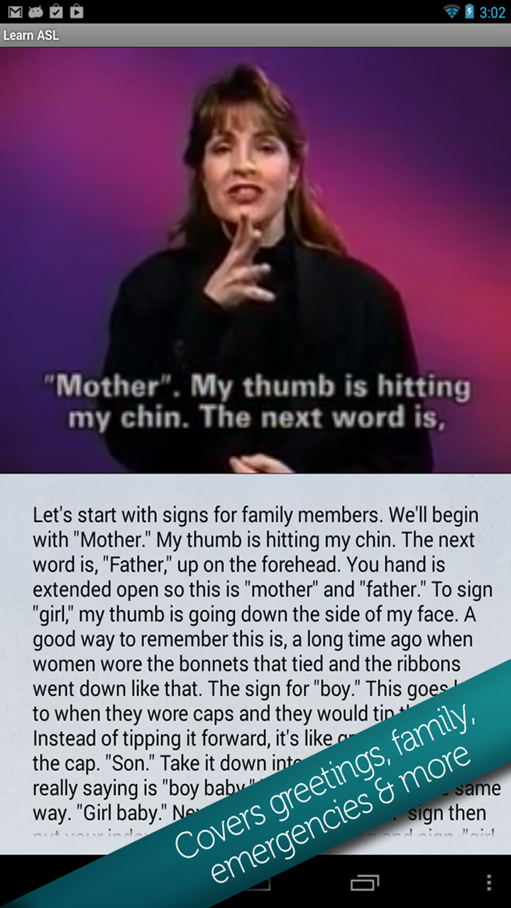 Learn American Sign Language - App on Amazon Appstore