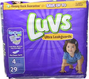 Luvs with Ultra Leakguards, Size 4 Diapers, 29 ea : Buy Online at Best ...