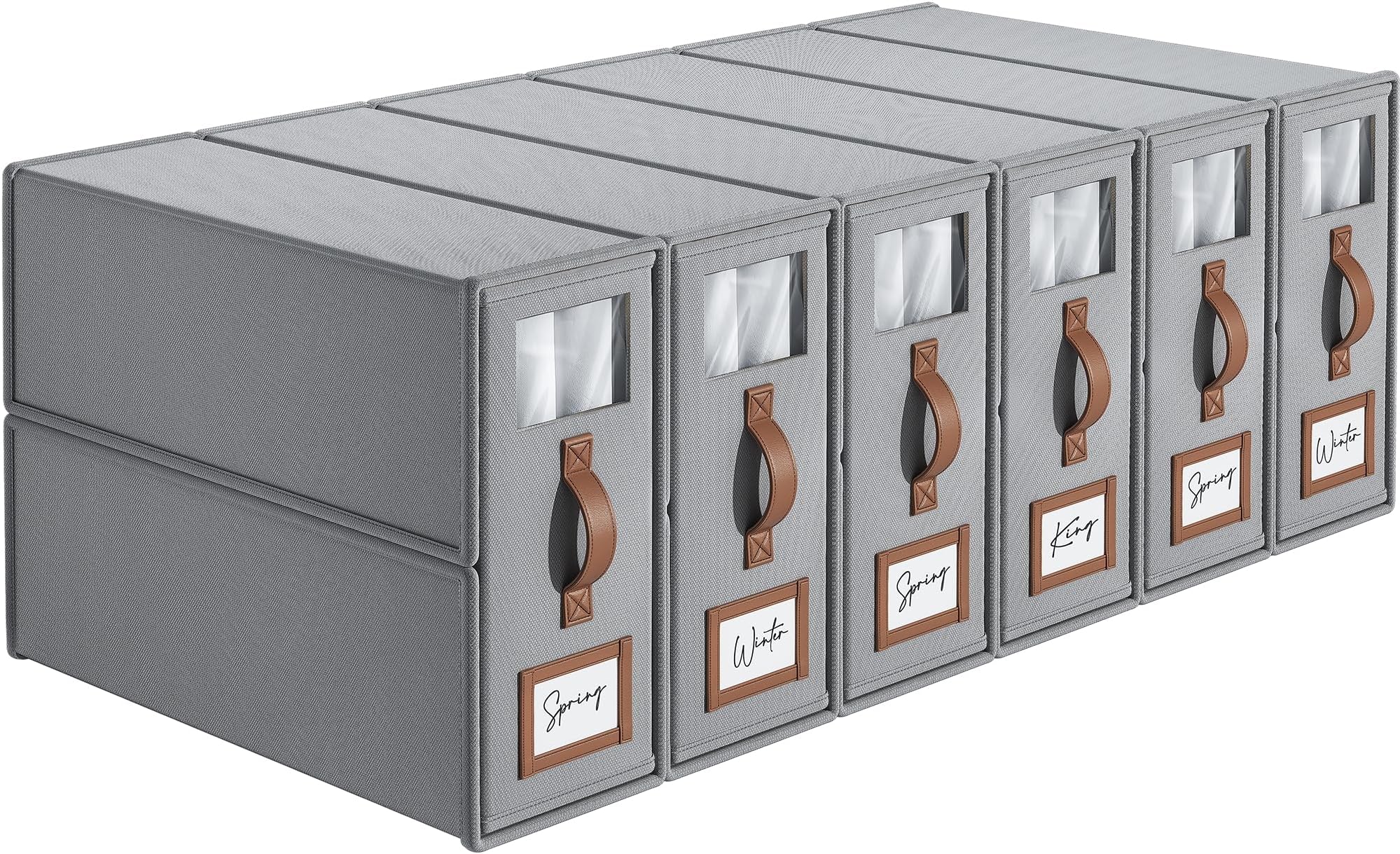 Amazon.com: Frlanse 5PC Bed Sheet Organizers and Storage Foldable Sheet ...